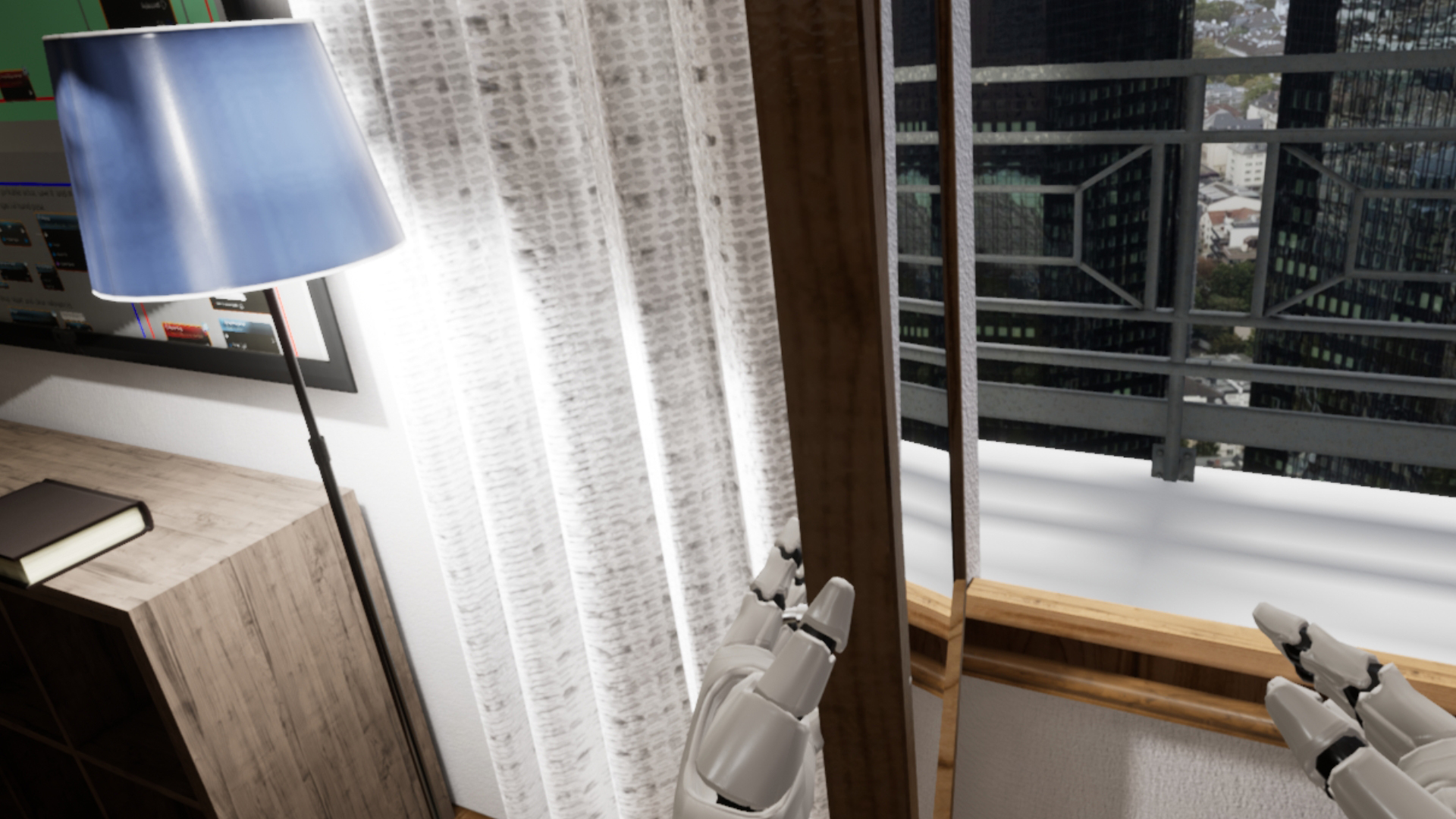 LEAKED GAME ASSETS - Realistic VR Doors Physics based Parameterised