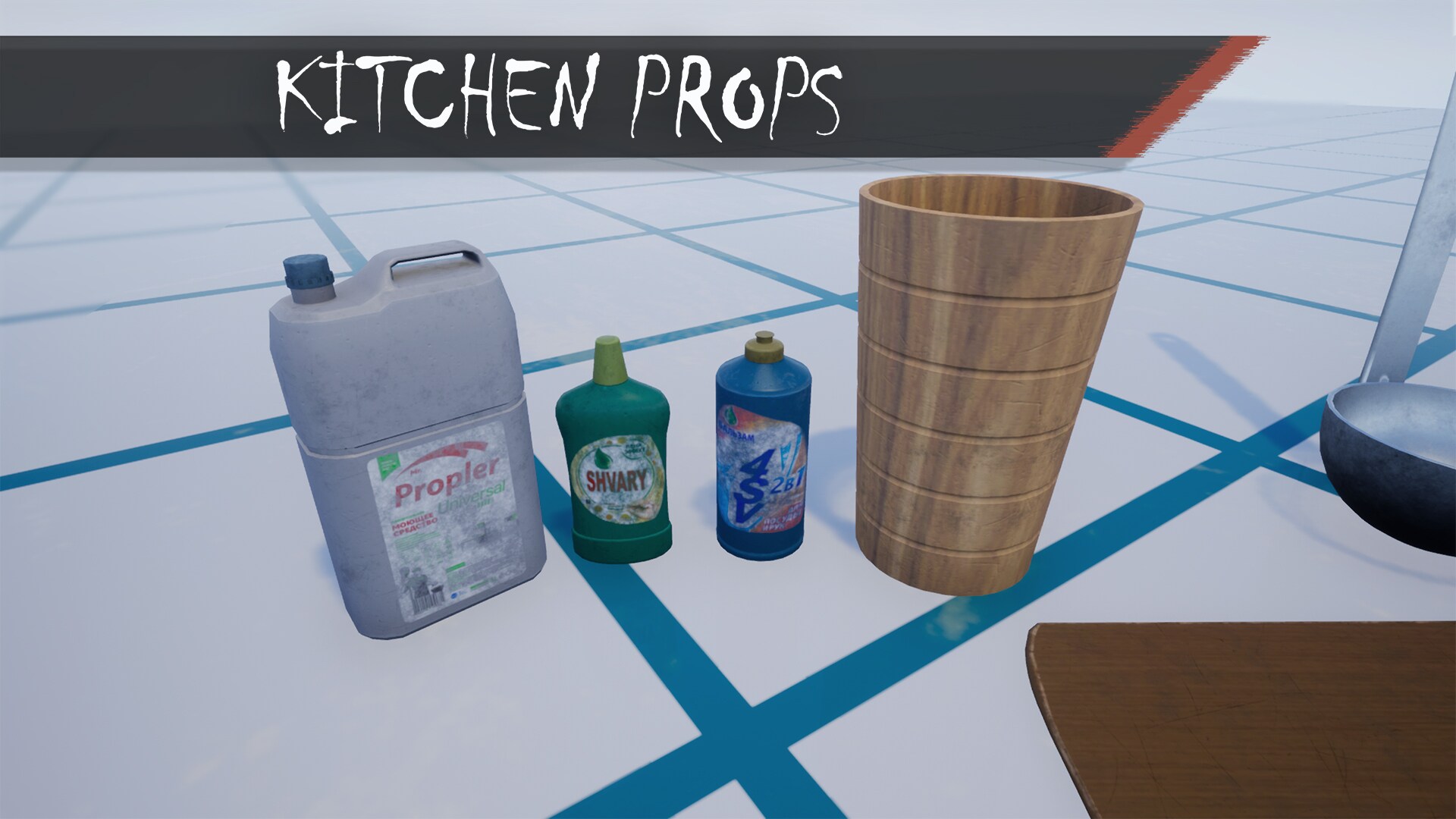 OLD KITCHEN PROPS in Props - UE Marketplace