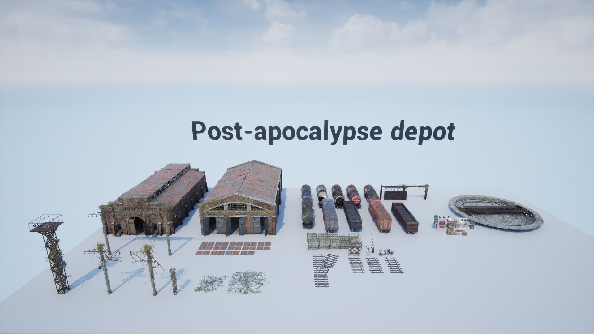 Post-apocalypse depot in Environments - UE Marketplace