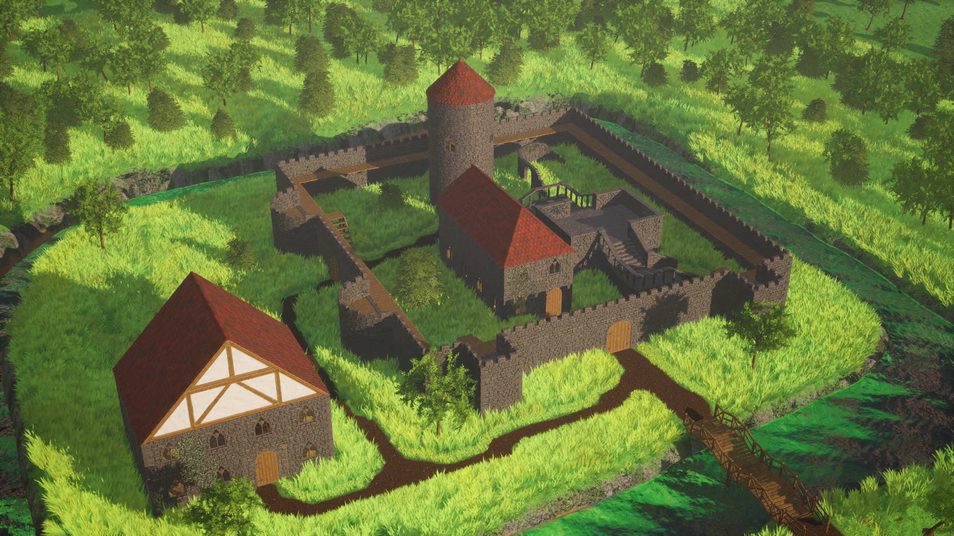 Modular Fantasy Castle Asset Cloud