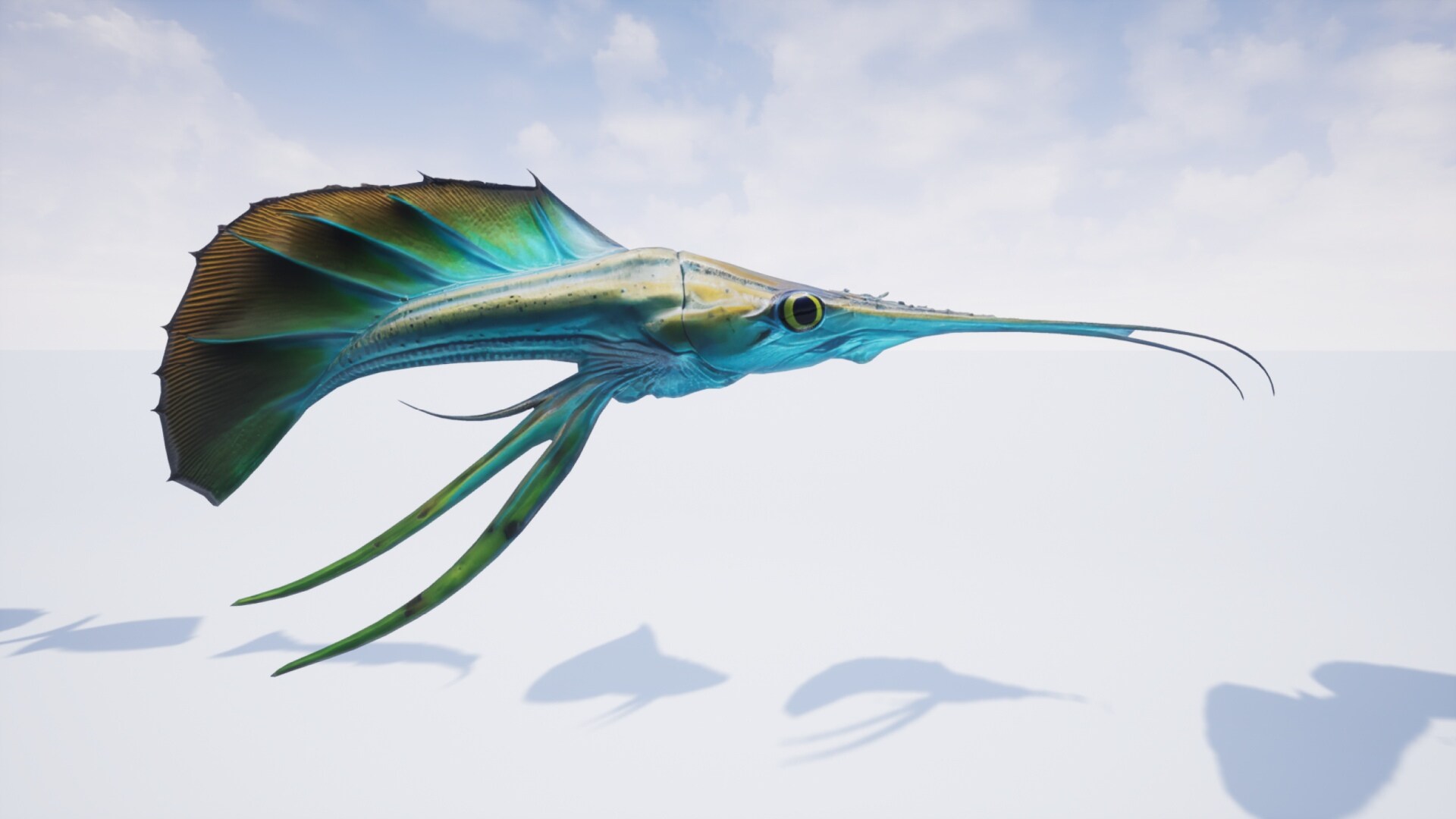 Alien Fish for School System - Scifi Fantasy Creatures：キャラクター - UE ...