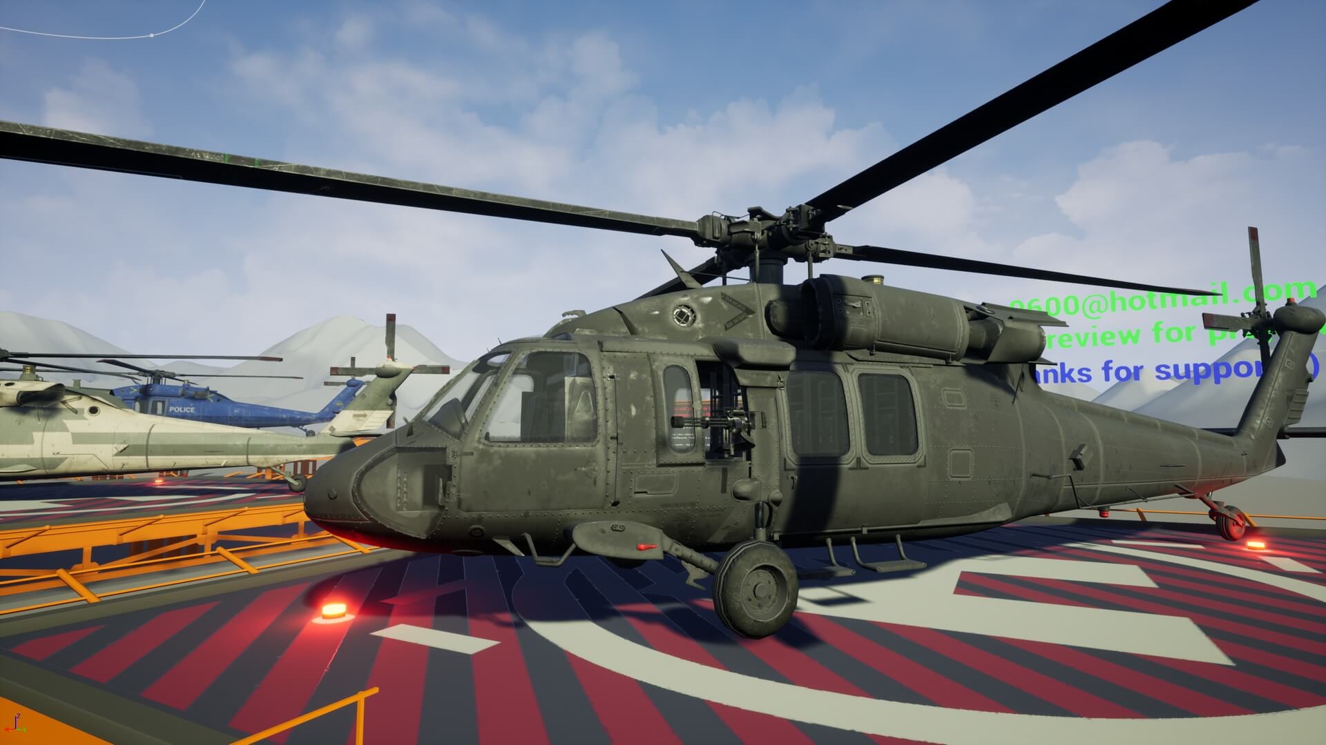 Driveable Vehicle : UH - H60 Ghost Hawk in Blueprints - UE Marketplace