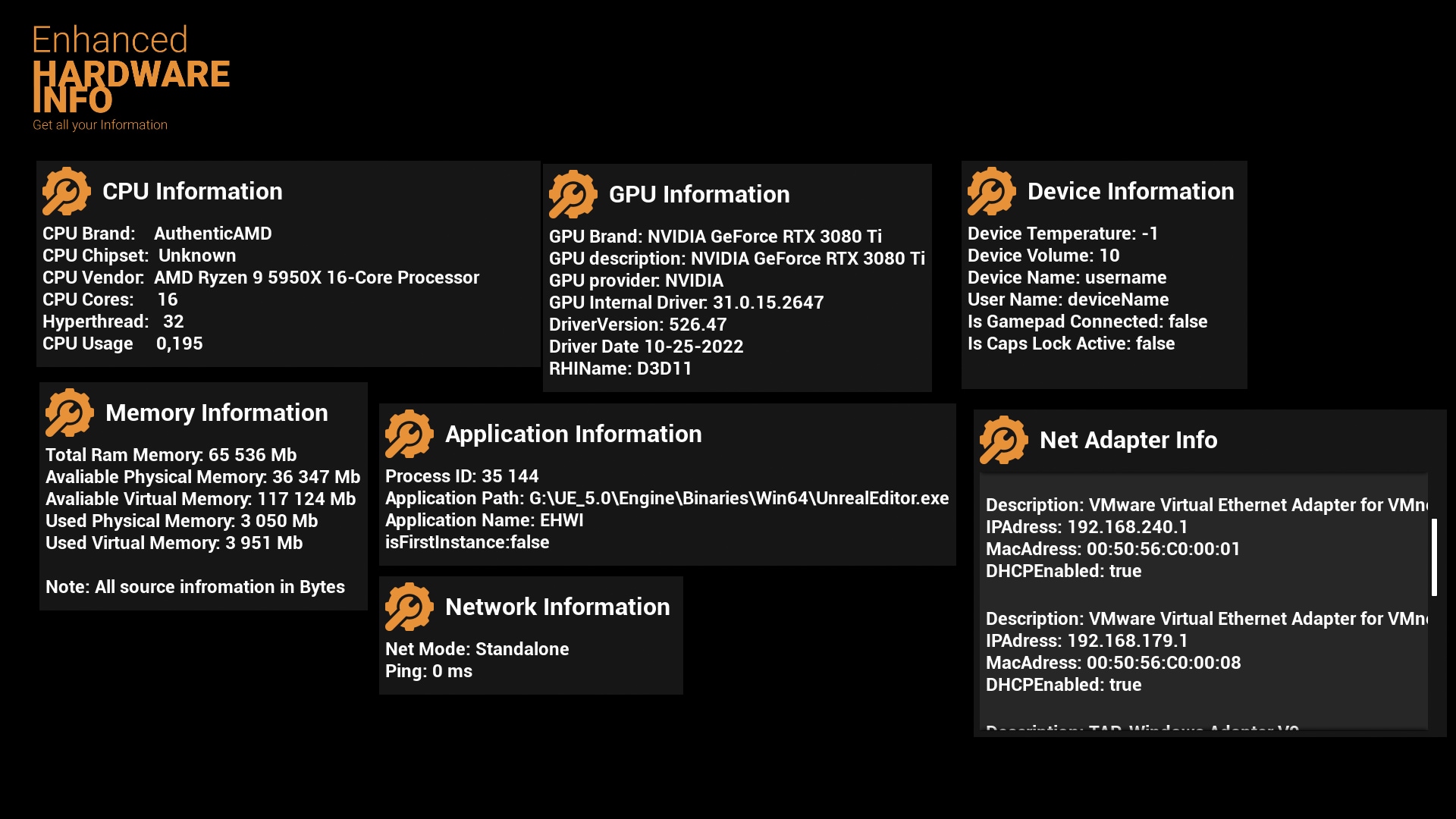 Enhanced Hardware Info in Code Plugins - UE Marketplace