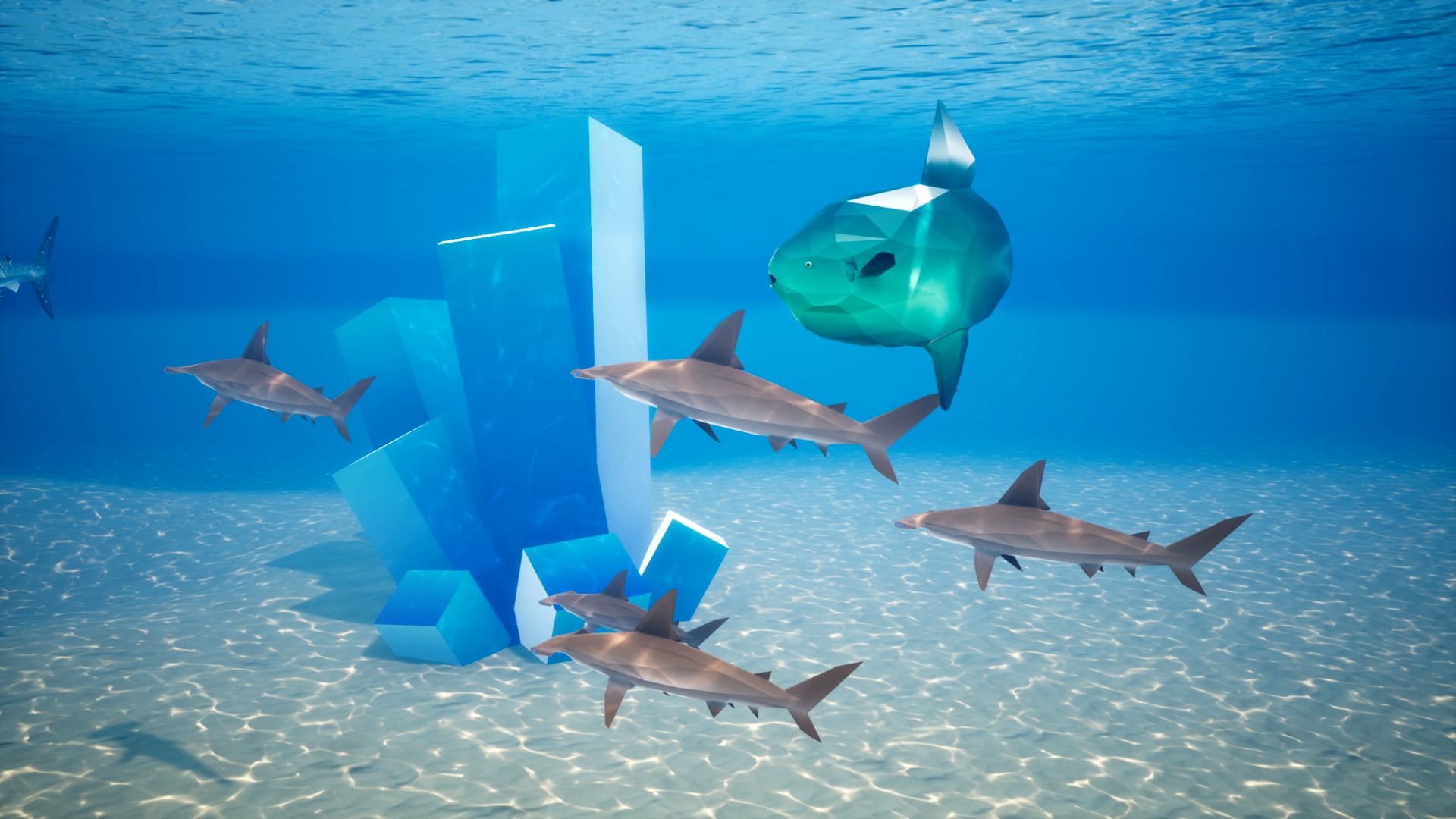 Poly Style Low Poly Ocean Animals 2 in Characters - UE Marketplace