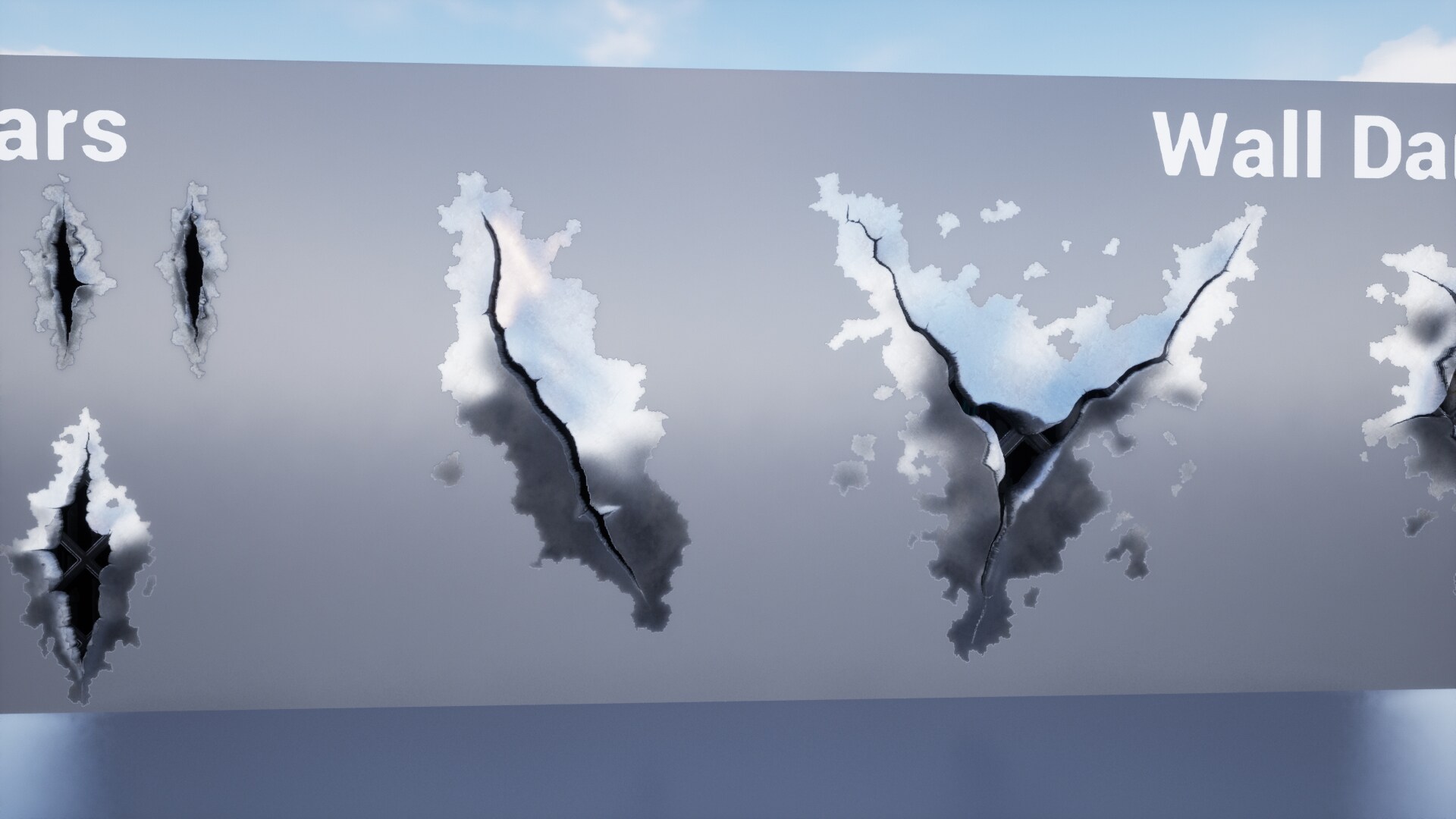 Metal Damage Decal Pack in Materials - UE Marketplace