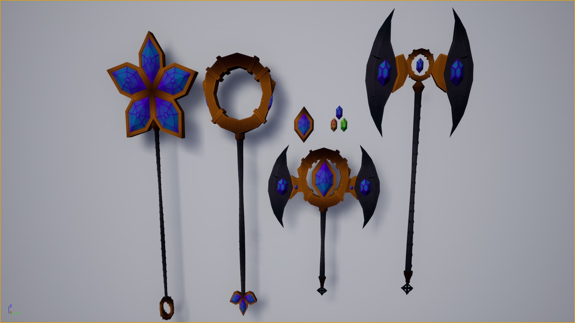 Stylized Good Vs Evil Weapons in Props - UE Marketplace