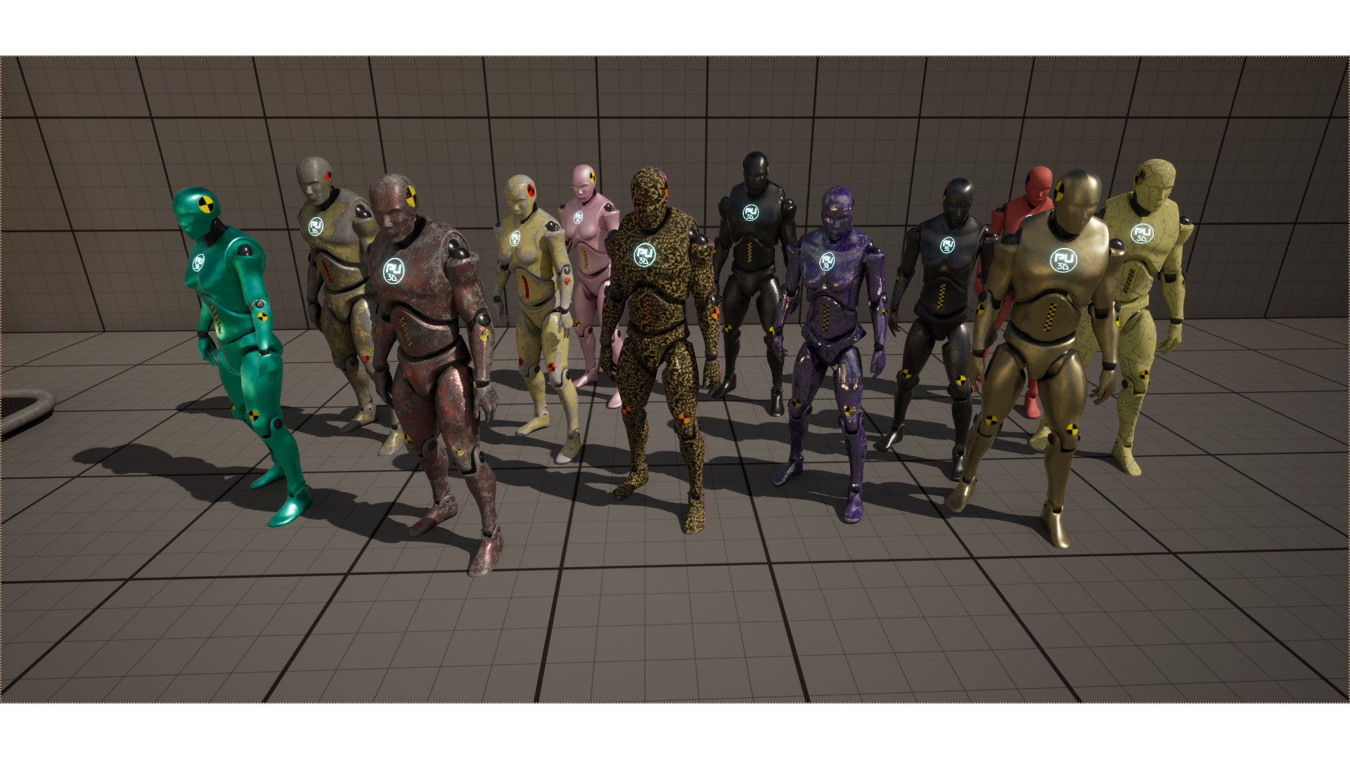 Crash Test Dummies In Characters Ue Marketplace