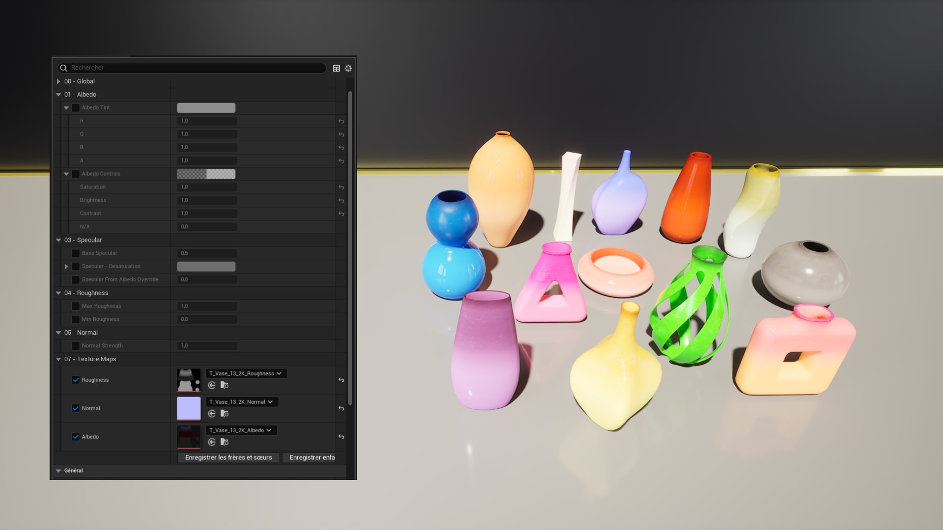 Decoration design vases Vol 2 in Props - UE Marketplace