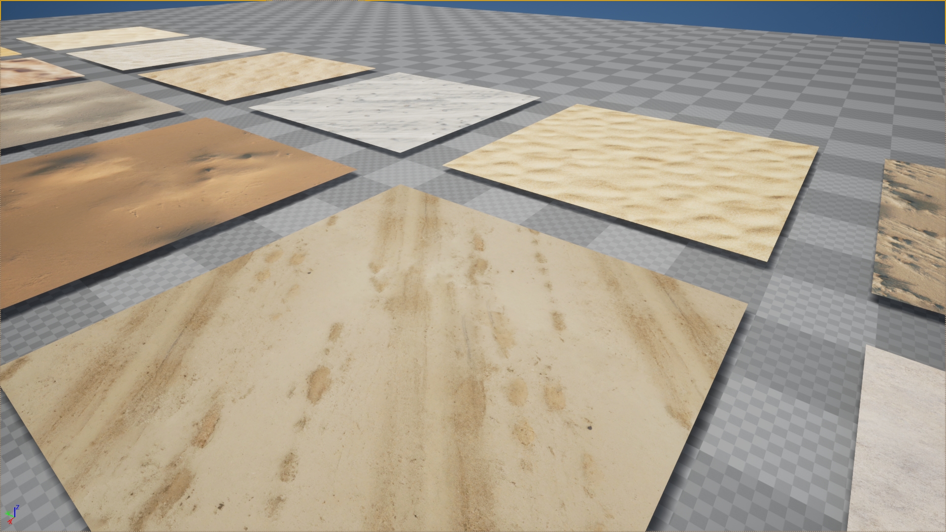 在材质创建的Sand texture pack - 虚幻引擎商城