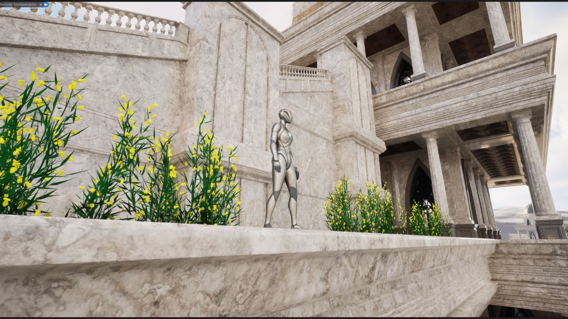 Luxury Palace: Opulent Palace with Gilded Domes and Temple Structures ...