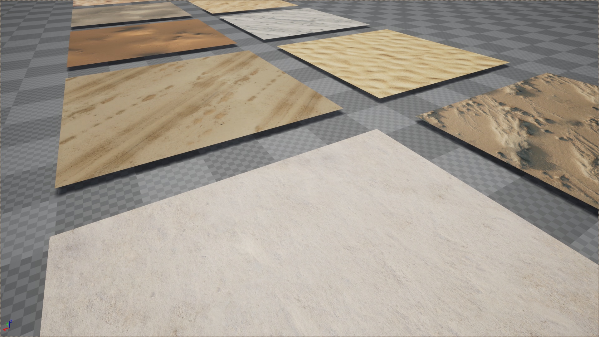 在材质创建的Sand texture pack - 虚幻引擎商城