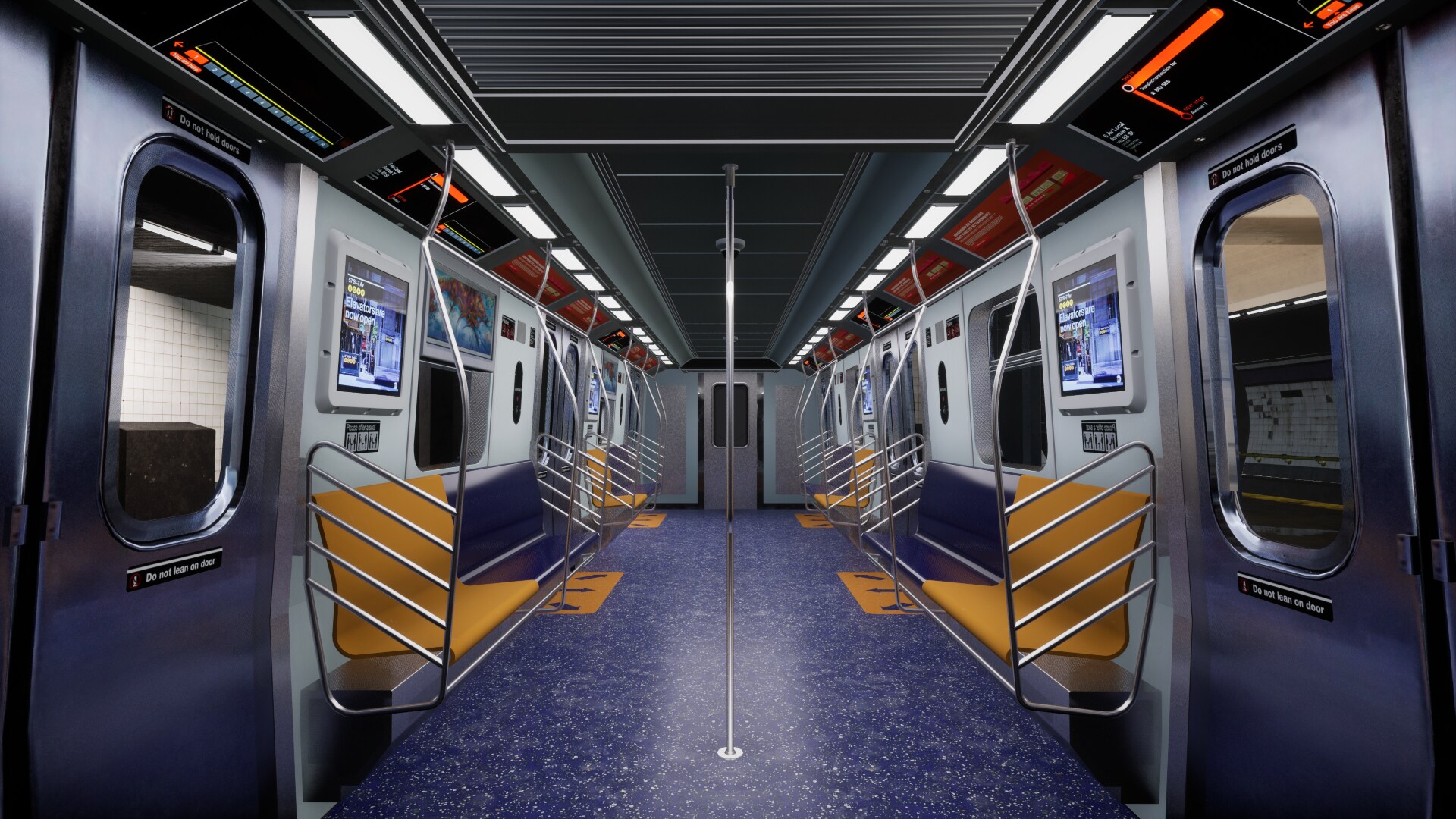 Modular Subway Station & Train：プロップ・小物 - UE マーケットプレイス