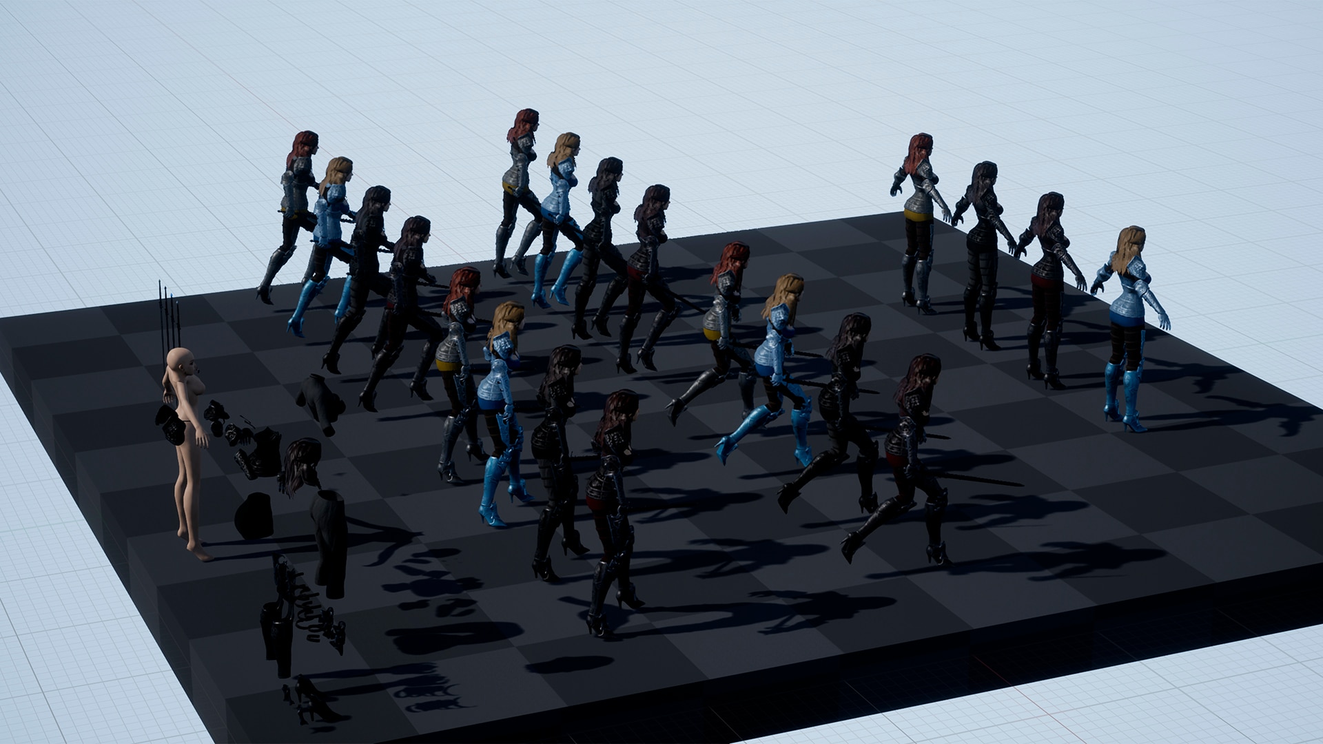 Lady Knight in Characters - UE Marketplace