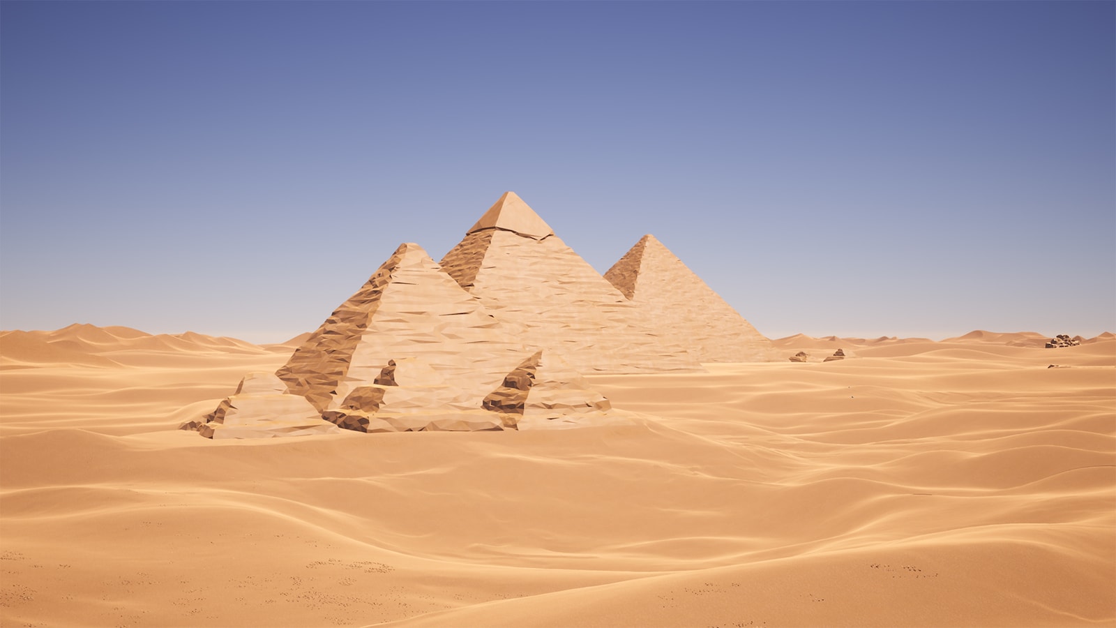 Low Poly Style Deluxe 3: Egypt in Environments - UE Marketplace