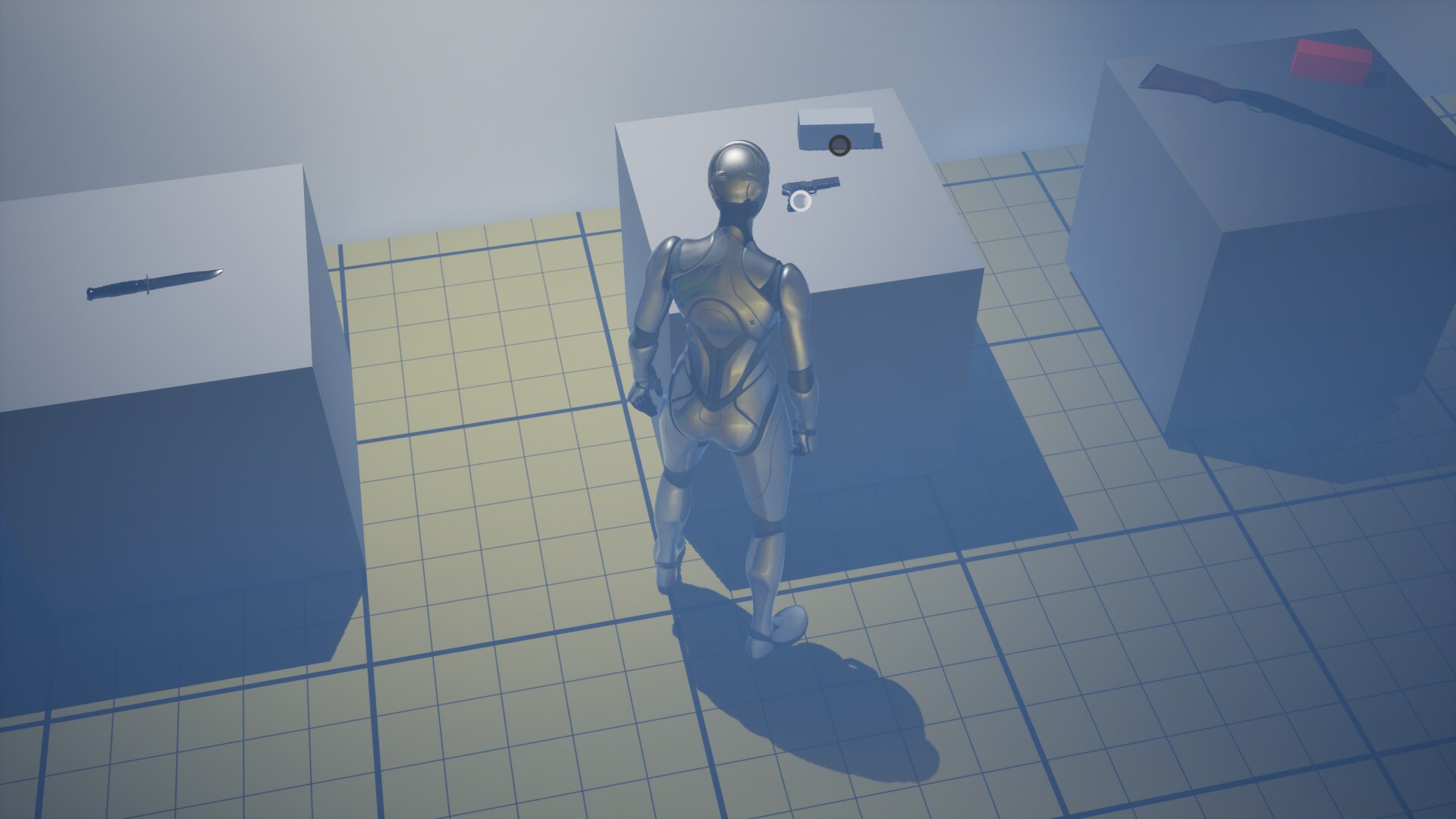 在蓝图创建的Retro Survival Horror Template - 虚幻引擎商城