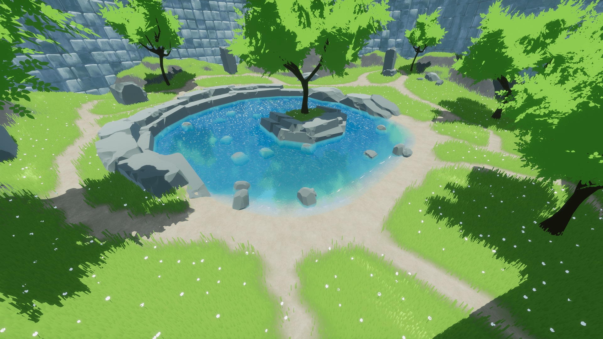 HW Stylized Pond in Environments - UE Marketplace