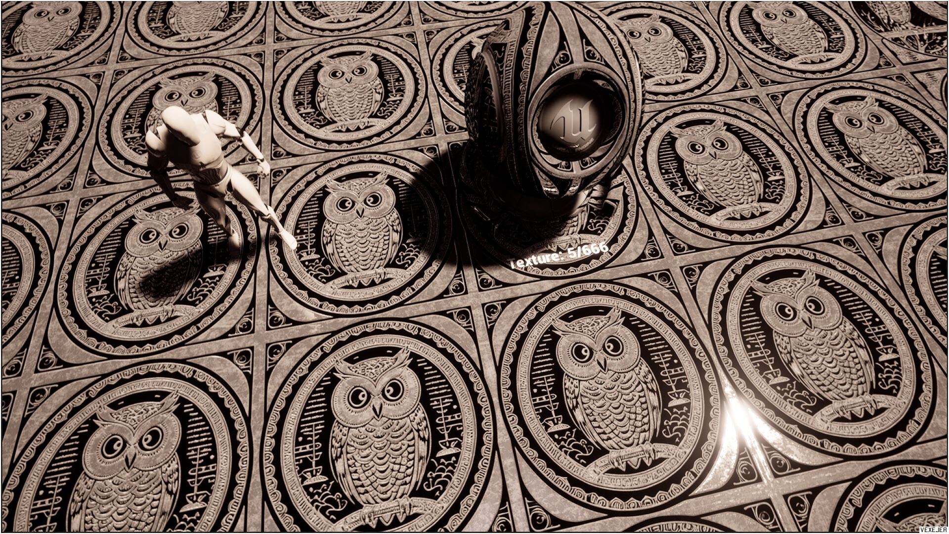 在材质创建的666 Owl Patterns - 虚幻引擎商城