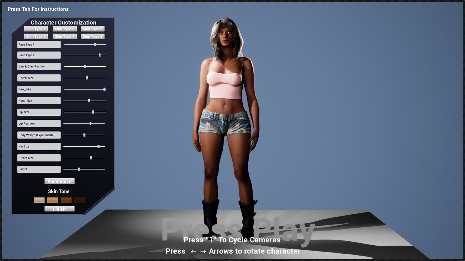 Female Version - Character Customization 01 in Characters - UE Marketplace