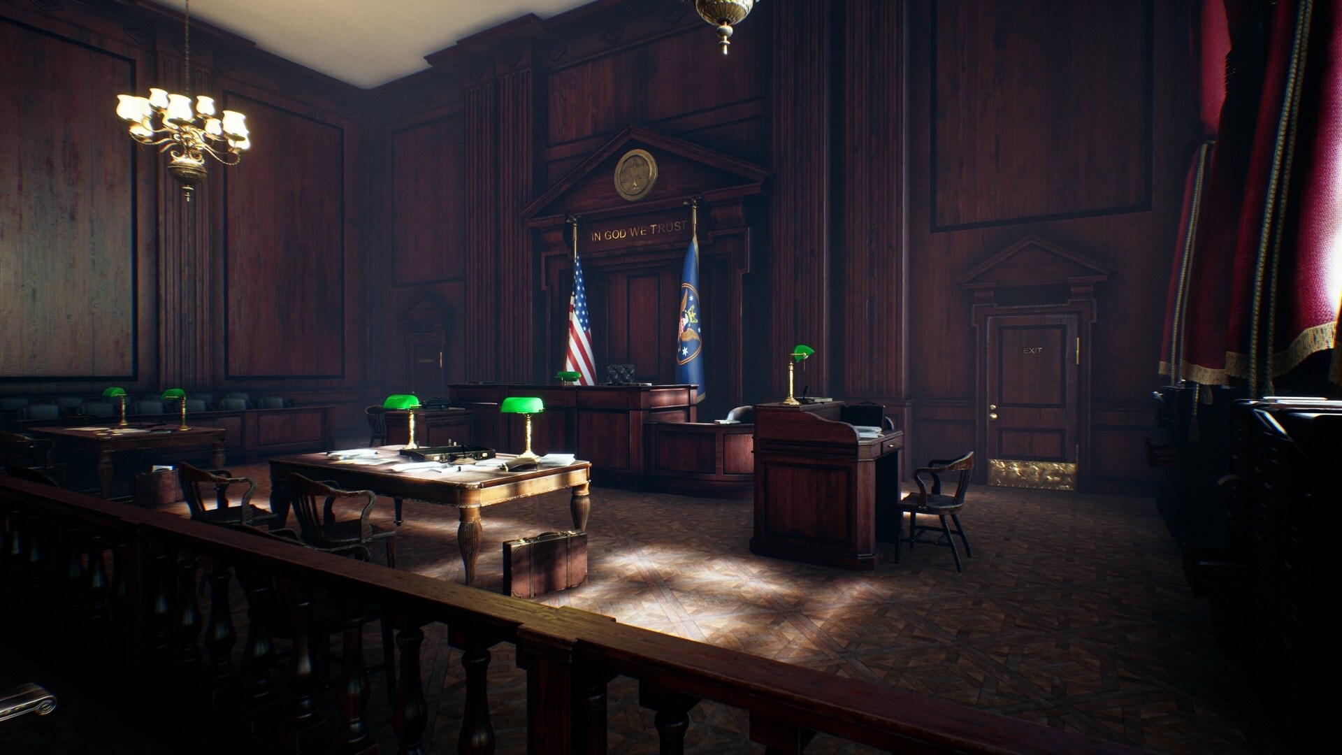 Courtroom in Environments - UE Marketplace