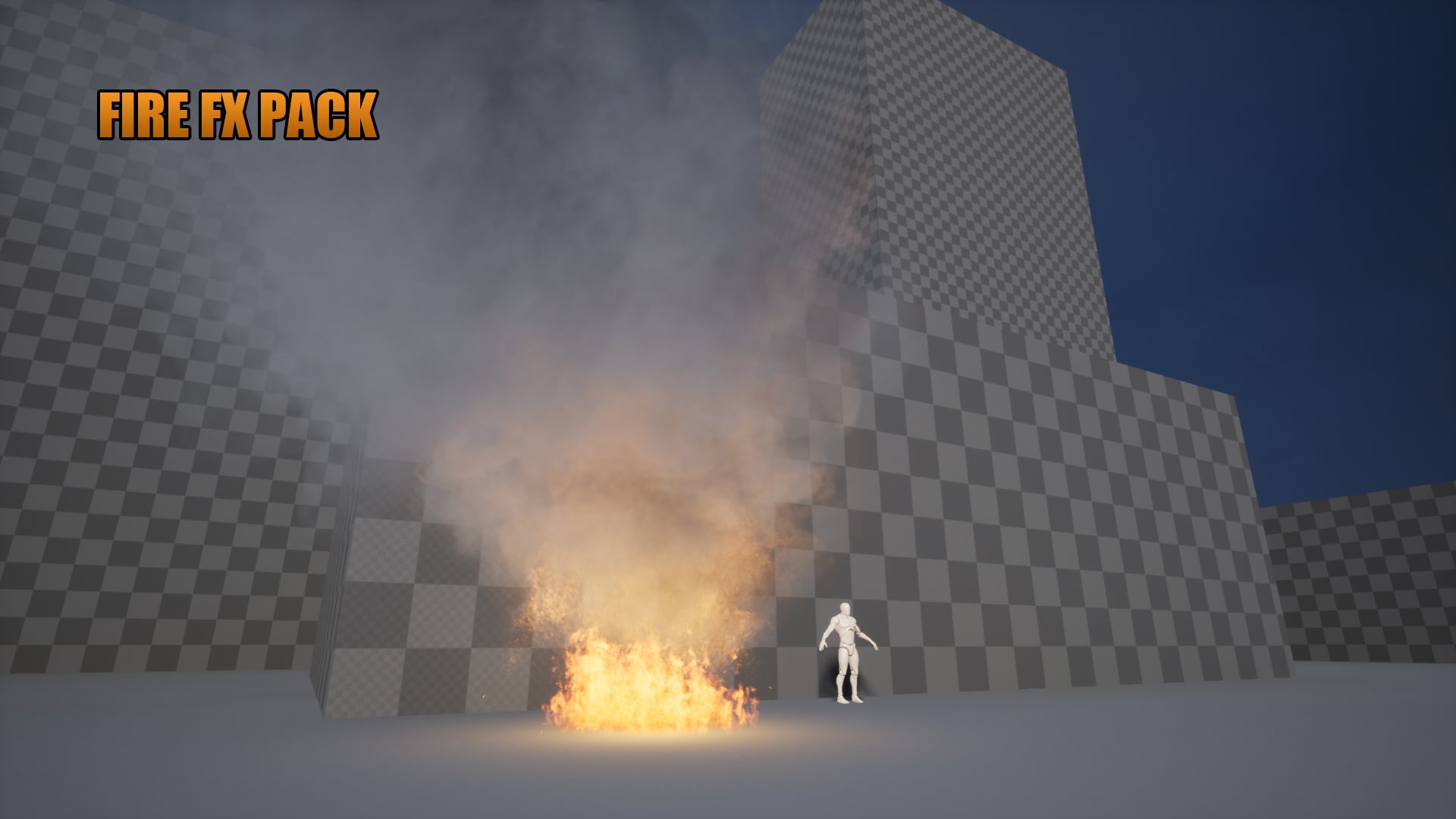 在特效创建的realistic Fire Fx Pack 虚幻引擎商城
