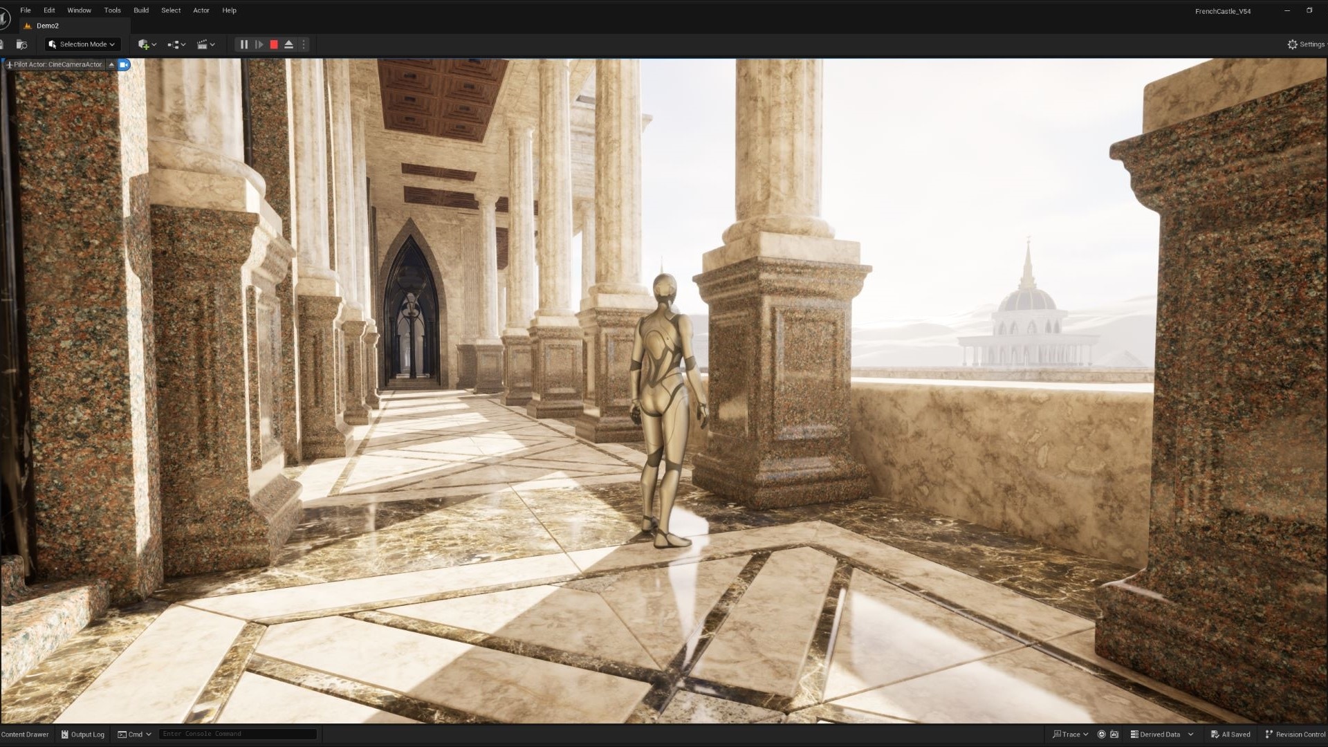 Luxury Palace: Opulent Palace with Gilded Domes and Temple Structures ...