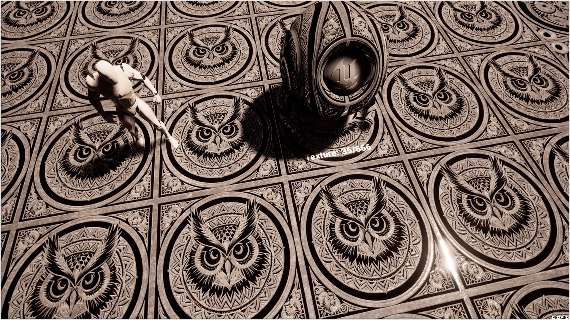 在材质创建的666 Owl Patterns - 虚幻引擎商城