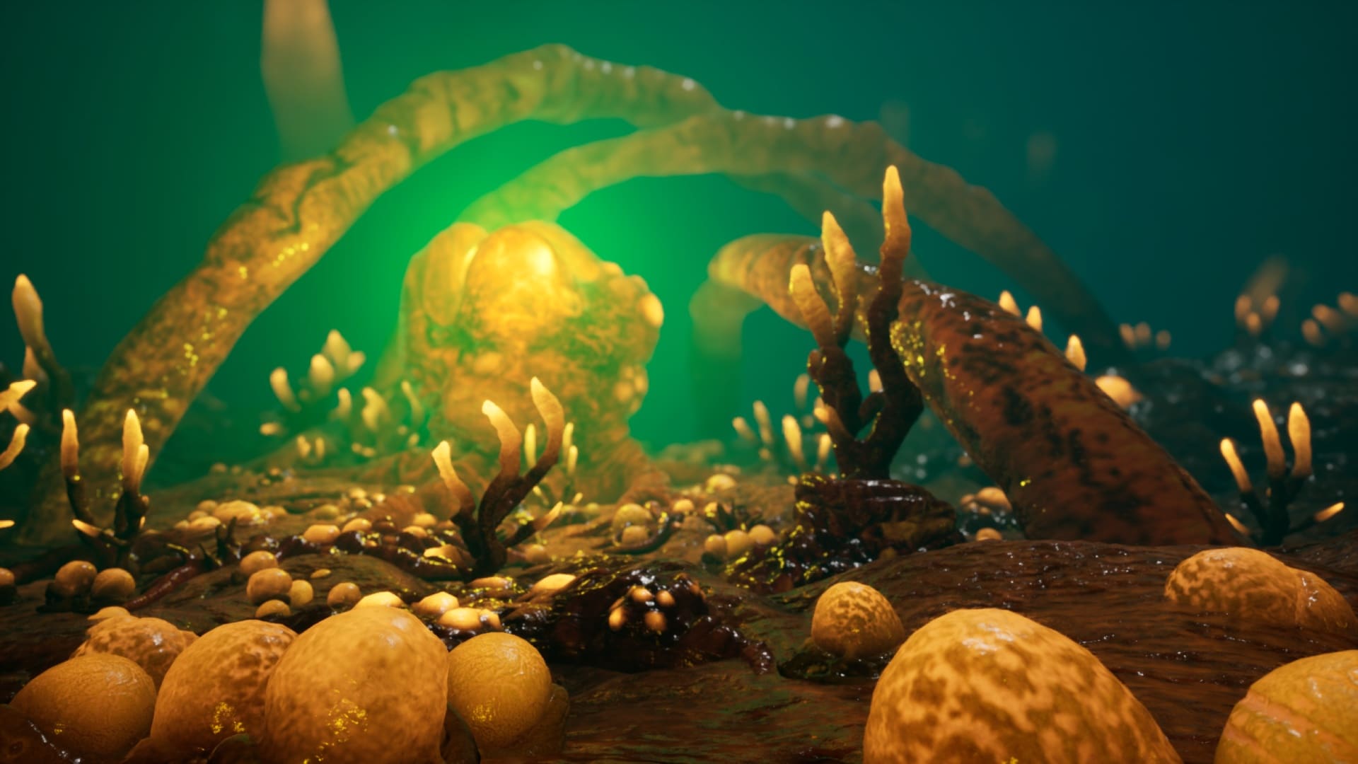 Alien Biomass Infection Planet and Scifi Corridor in Environments - UE ...