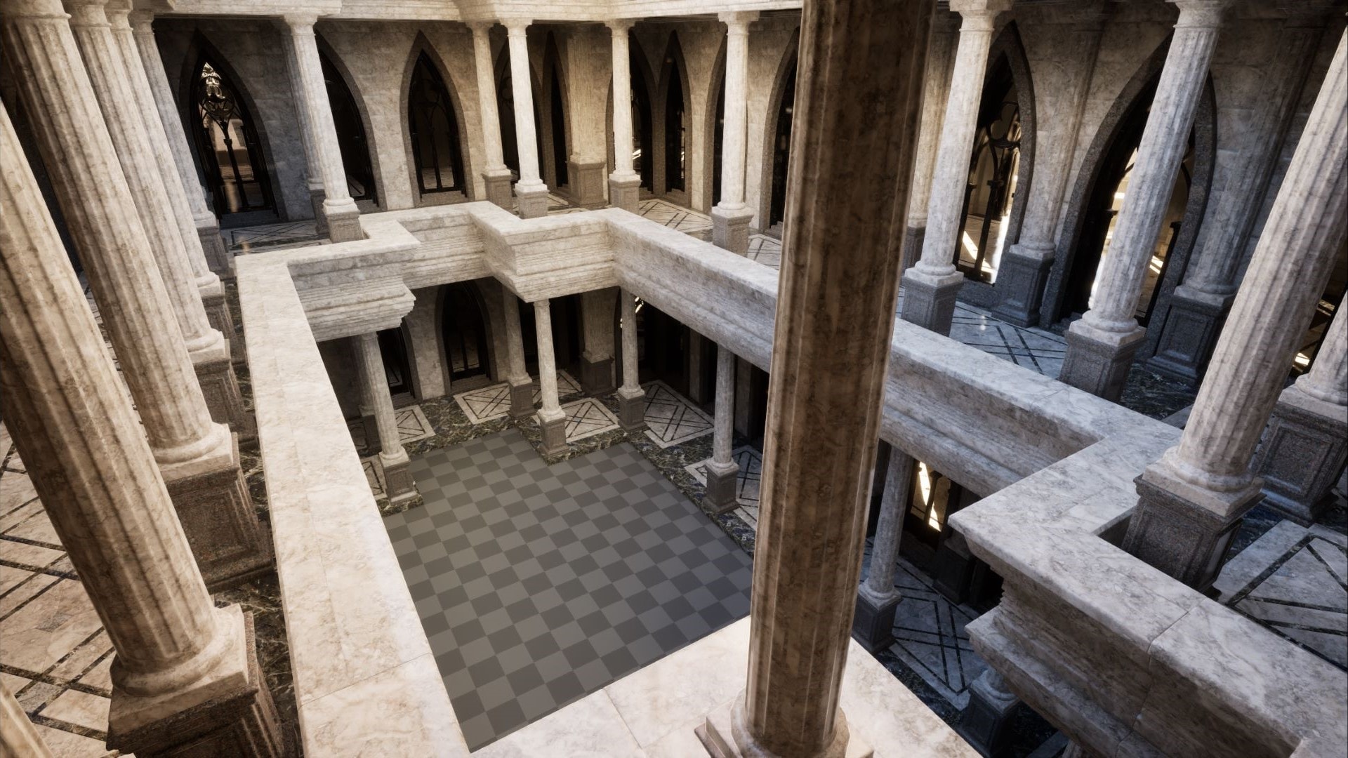 在道具创建的Luxury Palace: Opulent Palace with Gilded Domes and Temple ...