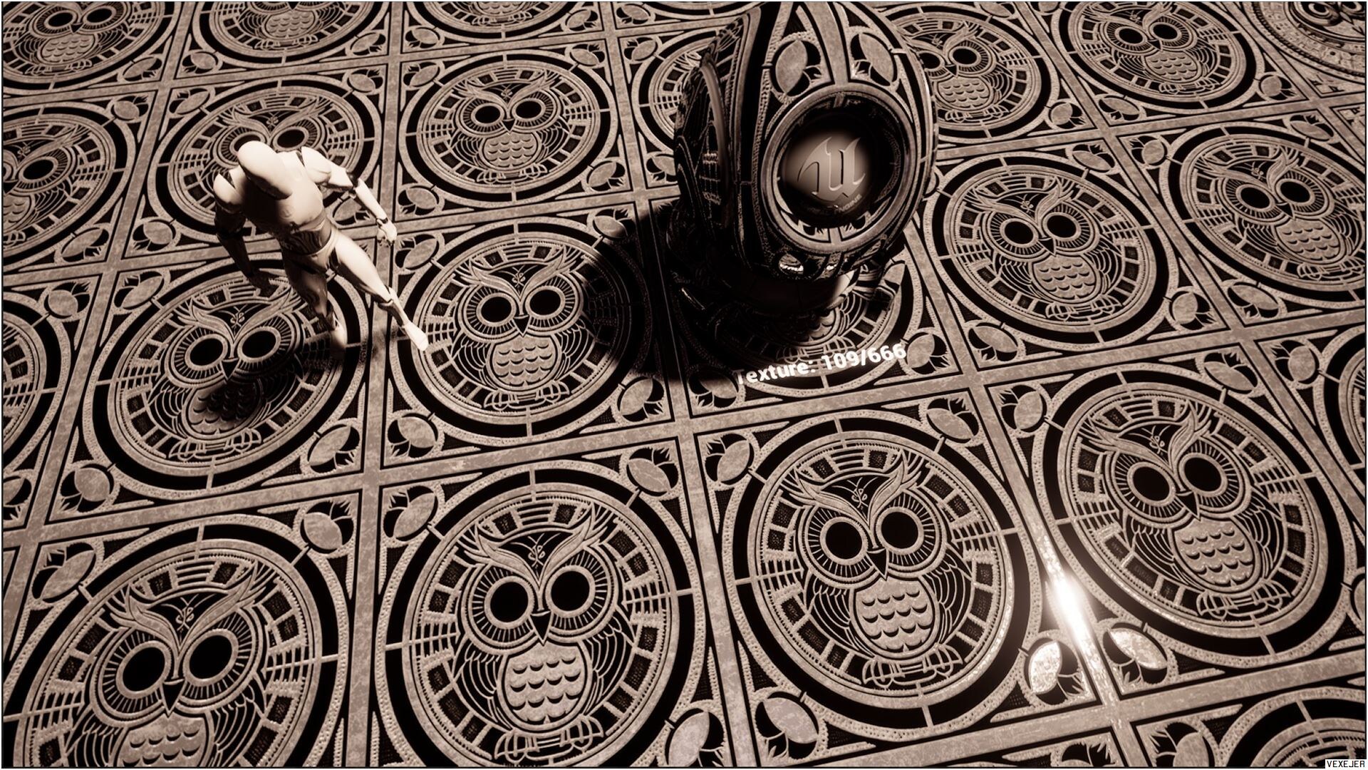 在材质创建的666 Owl Patterns - 虚幻引擎商城