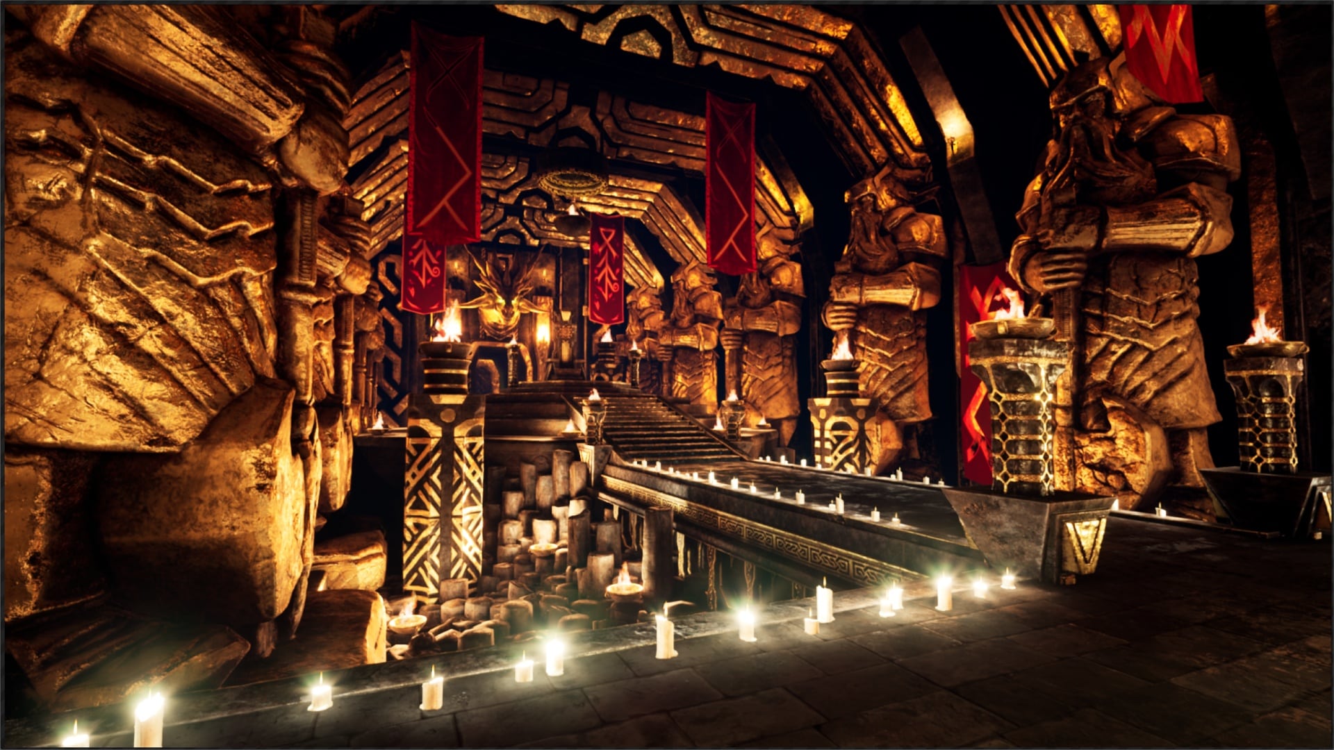 Medieval Environment - Fantas Dwarven Temple - Dungeon Castle Cave ...