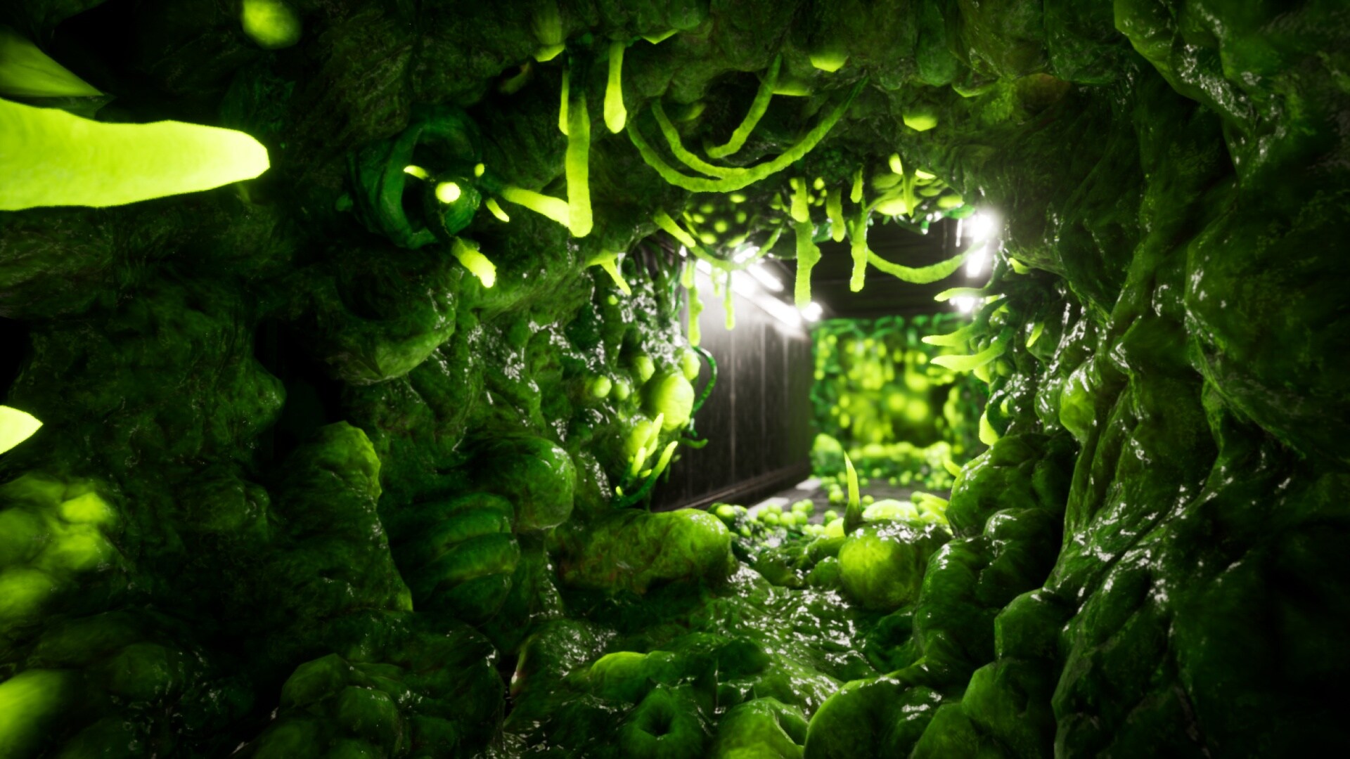 Alien Biomass Infection Planet and Scifi Corridor：環境 - UE マーケットプレイス