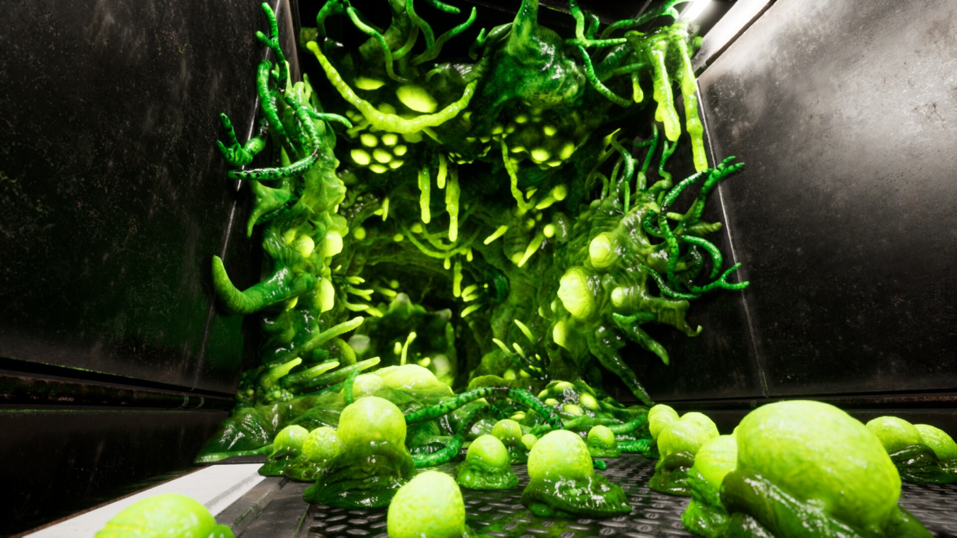 Alien Biomass Infection Planet and Scifi Corridor in Environments - UE ...