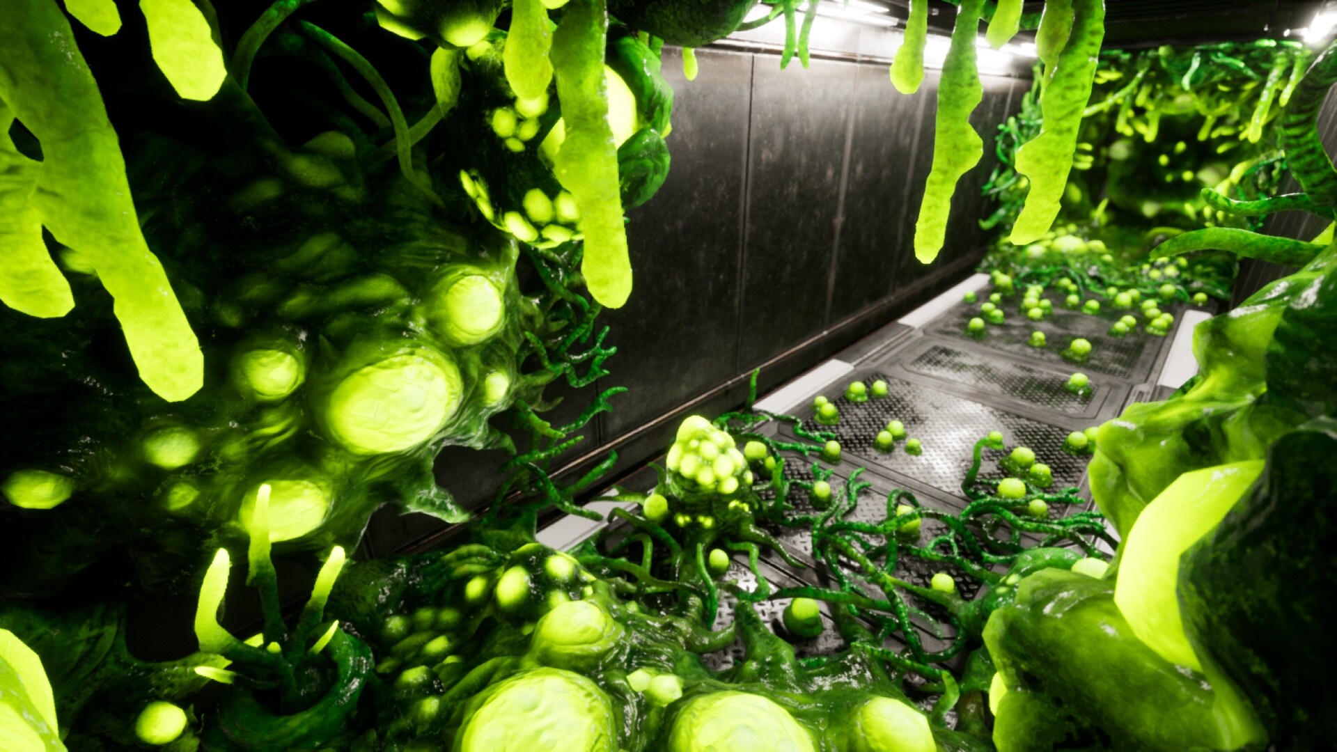 Alien Biomass Infection Planet and Scifi Corridor in Environments - UE ...