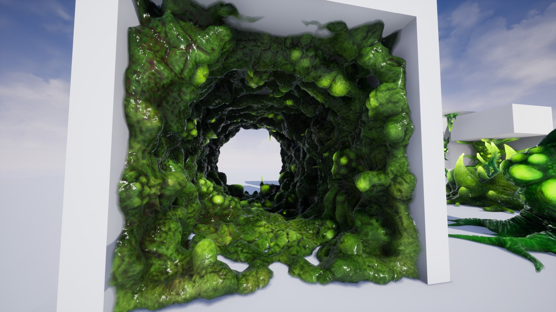 Alien Biomass Infection Planet and Scifi Corridor in Environments - UE ...