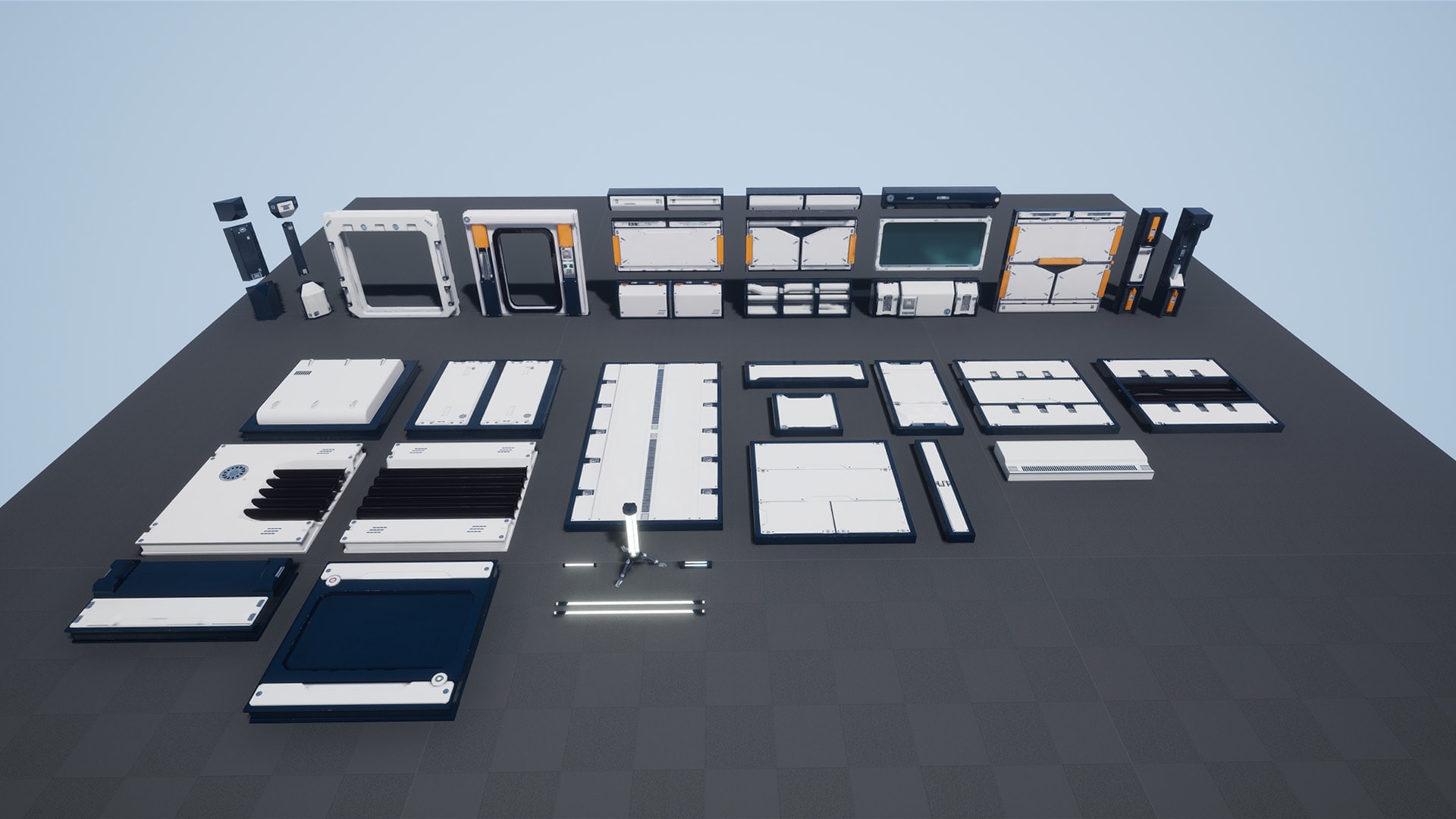 Modular Sci-Fi Corridors and Rooms Asset Pack in Environments - UE ...