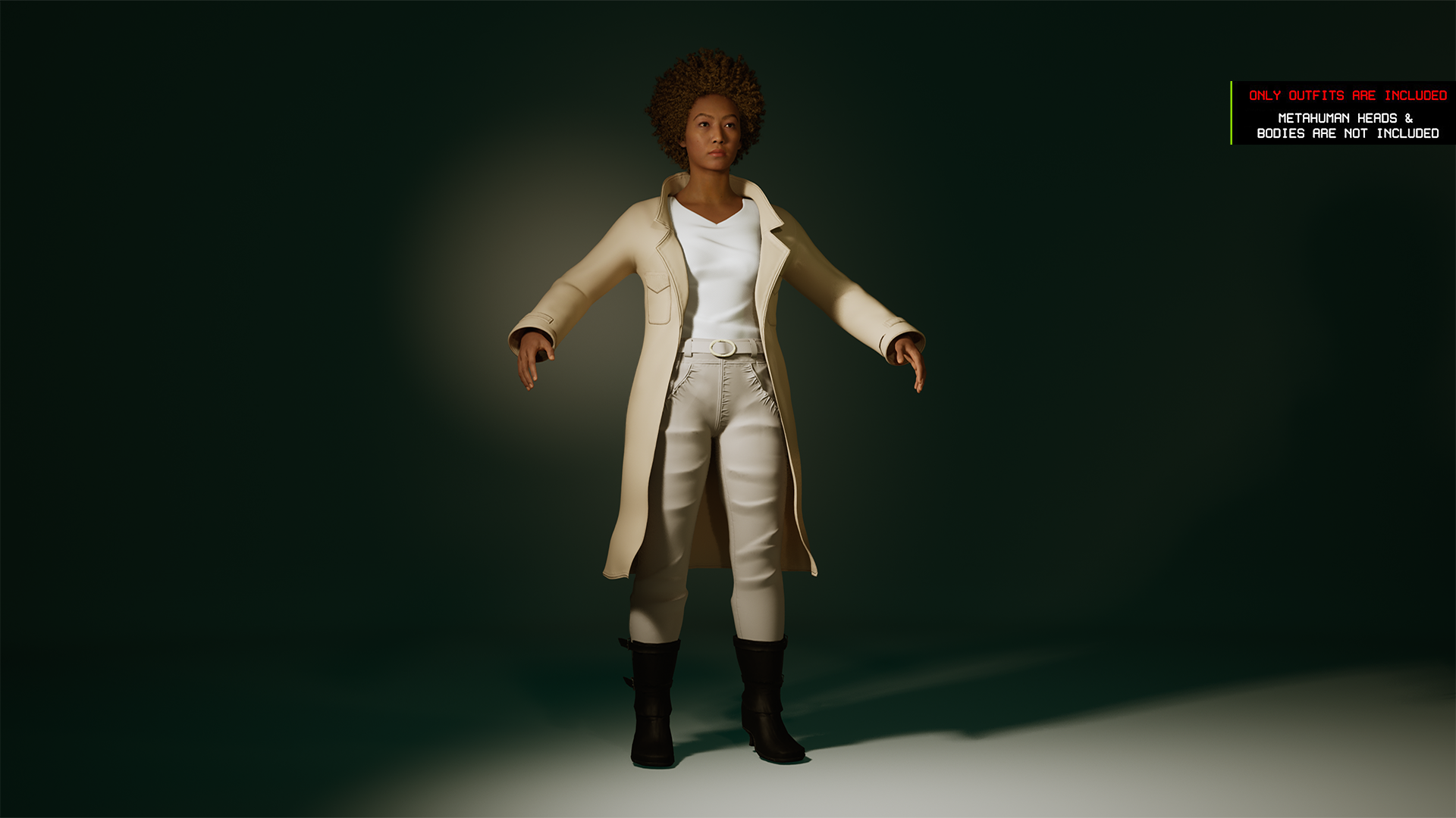 Meta Female Casual Outfits in Characters - UE Marketplace