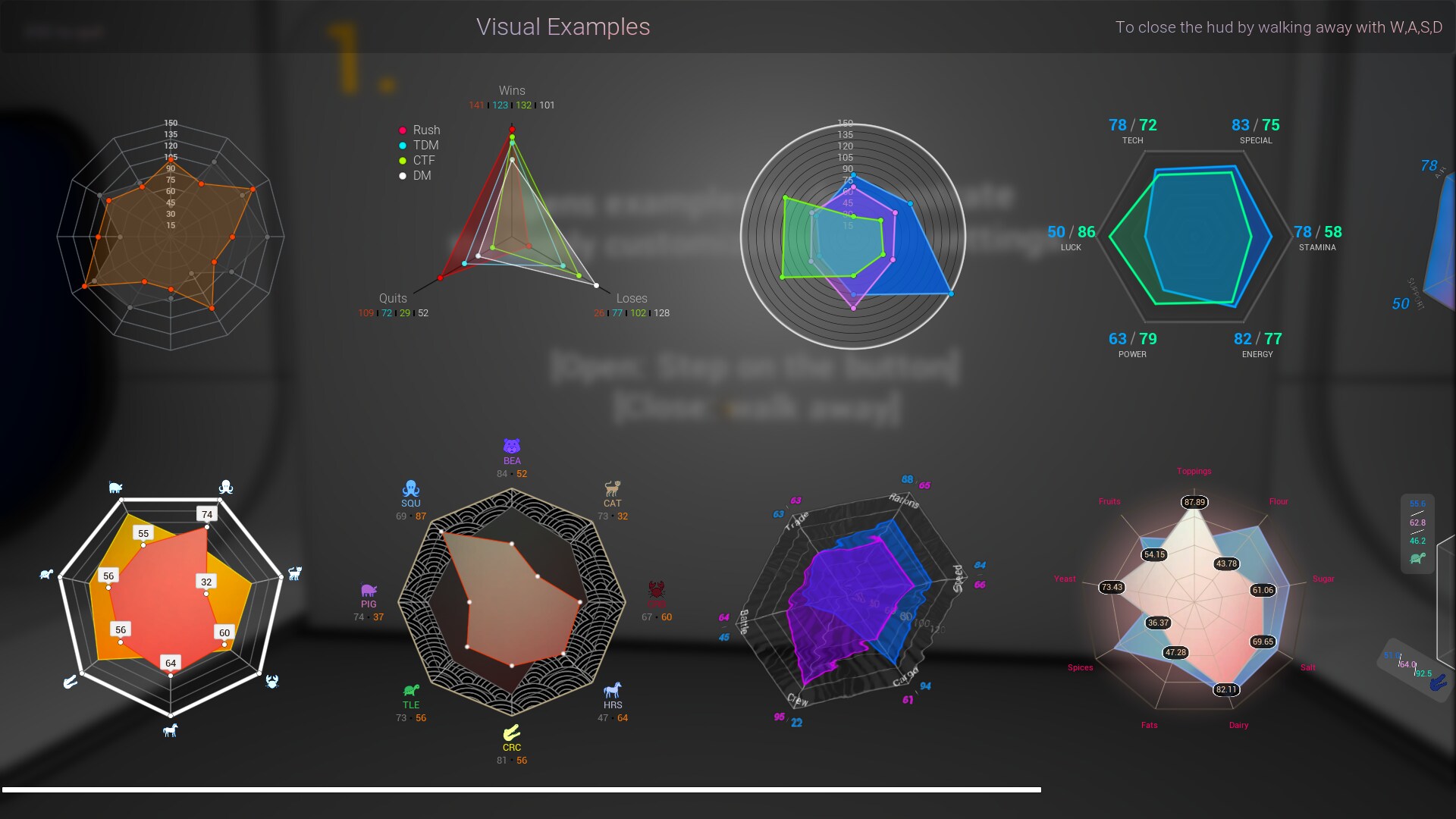 Radar Chart Widget In Code Plugins Ue Marketplace