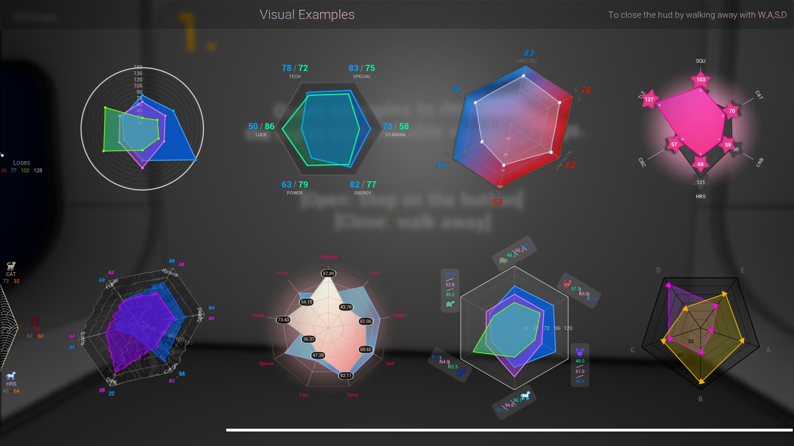 Radar Chart Widget In Code Plugins Ue Marketplace