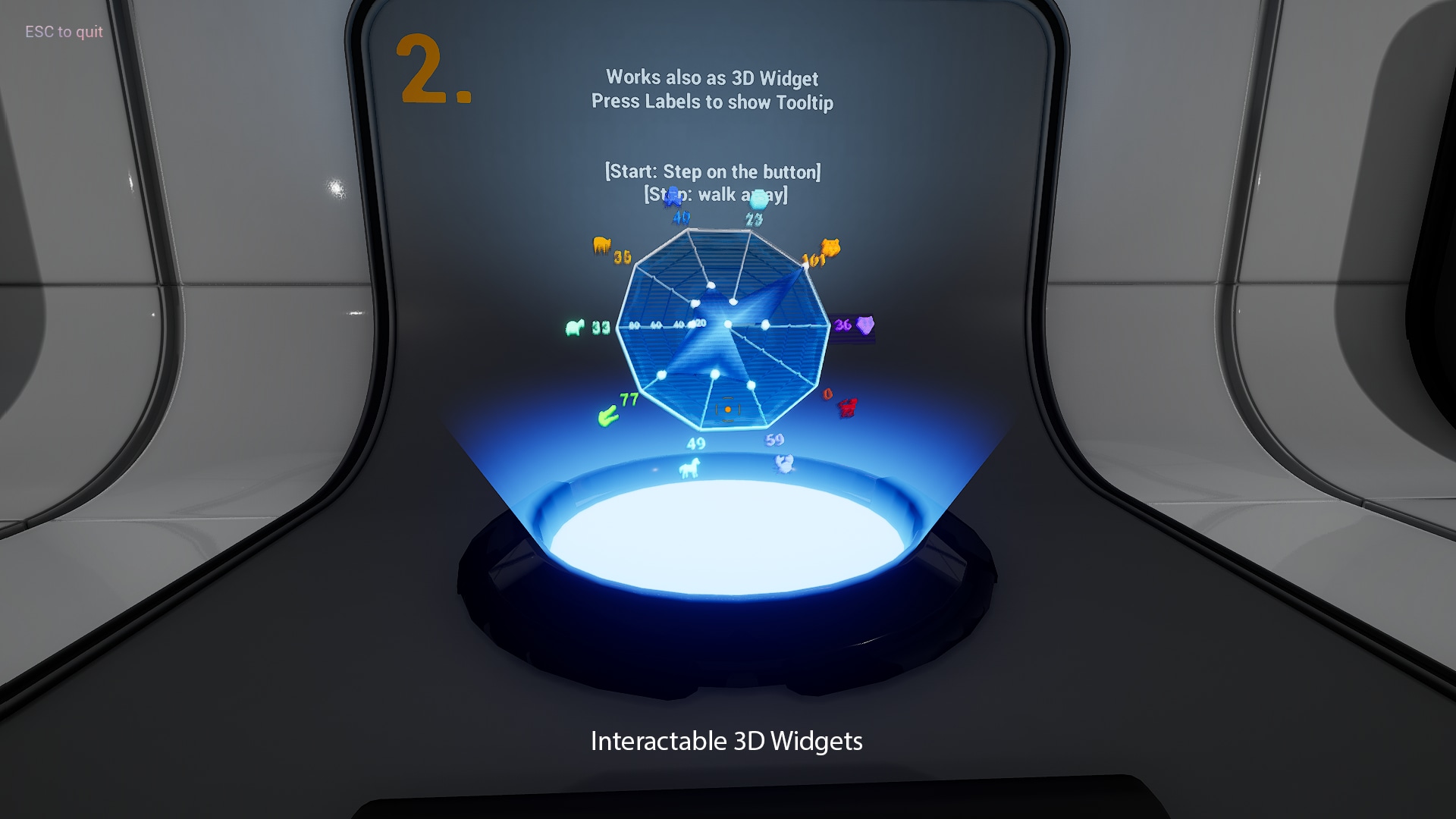 Radar Chart Widget Unreal Engine Asset