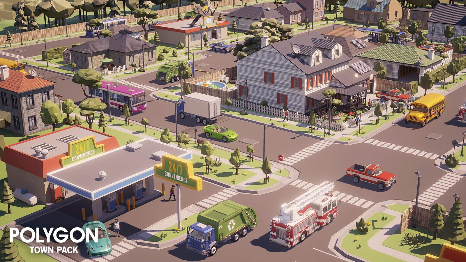 POLYGON - Town Pack in Environments - UE Marketplace