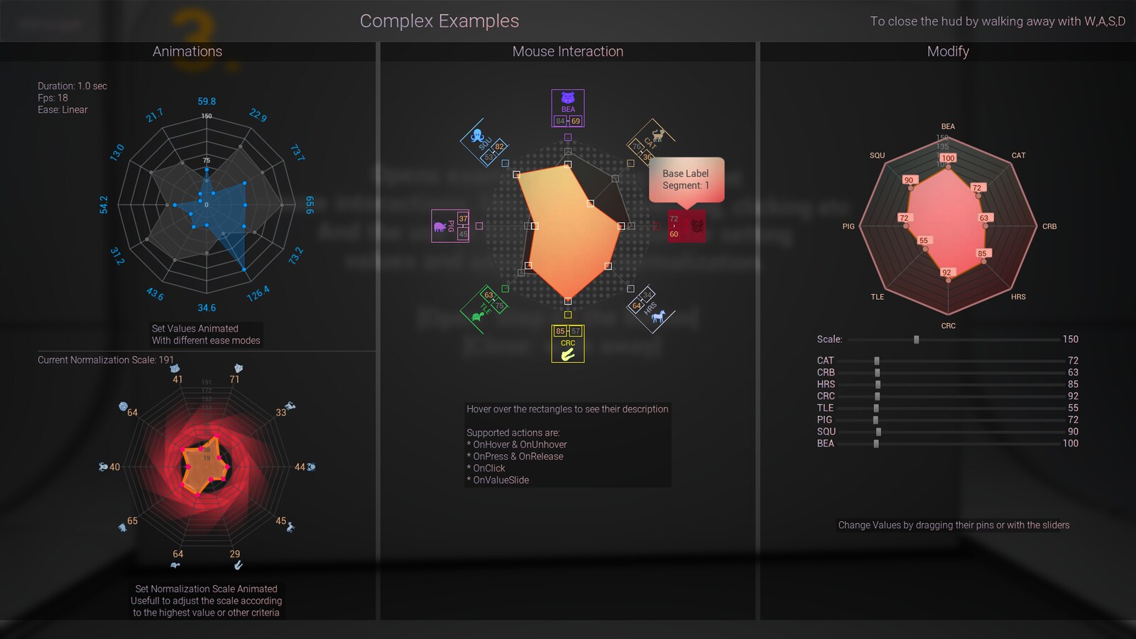 Radar Chart Widget In Code Plugins Ue Marketplace