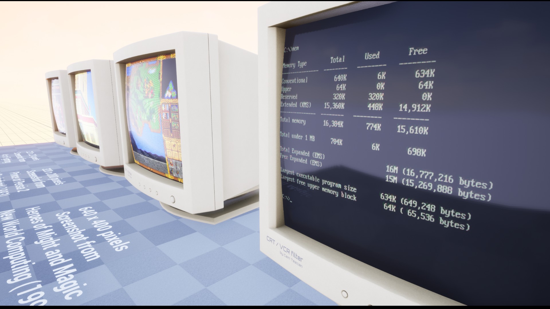 LEAKED GAME ASSETS - Animated CRT TV VCR Effects