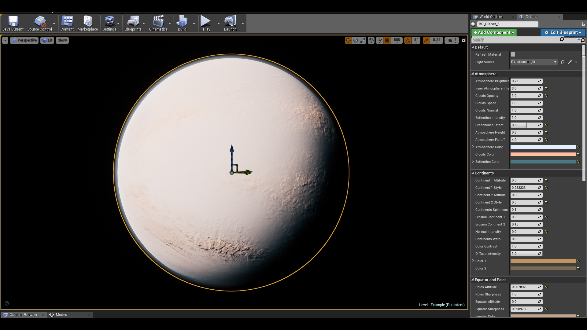 Planet Creator 1 in Blueprints - UE Marketplace