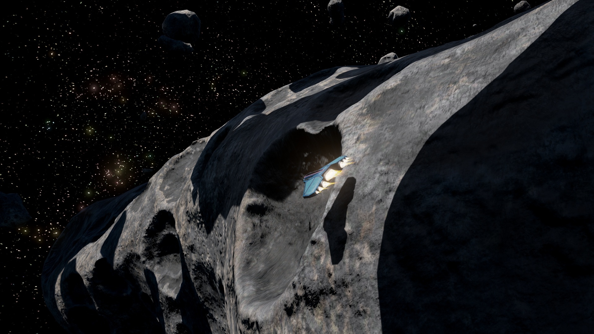 Ice Asteroid Texture