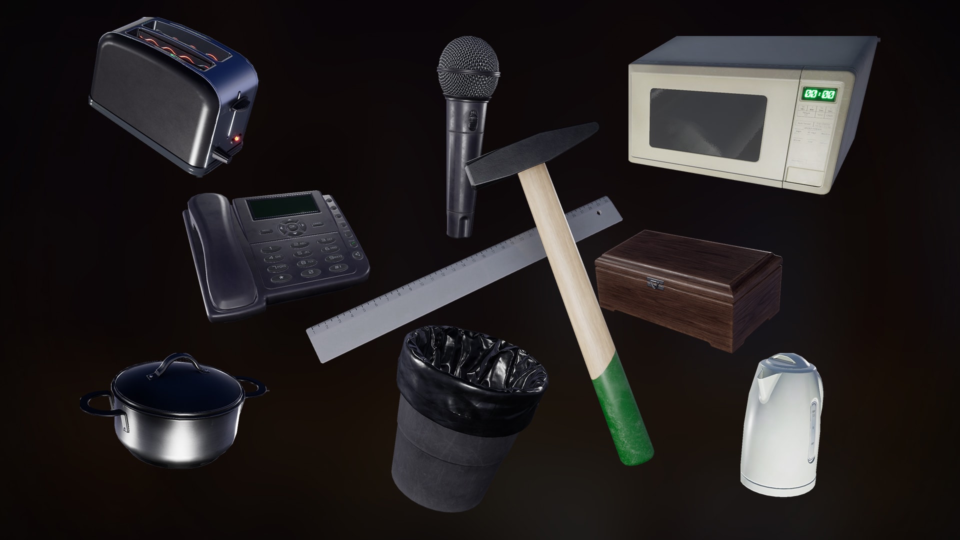 Miscellaneous Interior Props and Kitchenware Asset Pack Vol. 1 in Props - UE Marketplace