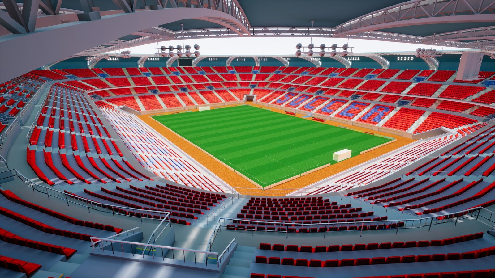 Red Stadium in Environments - UE Marketplace