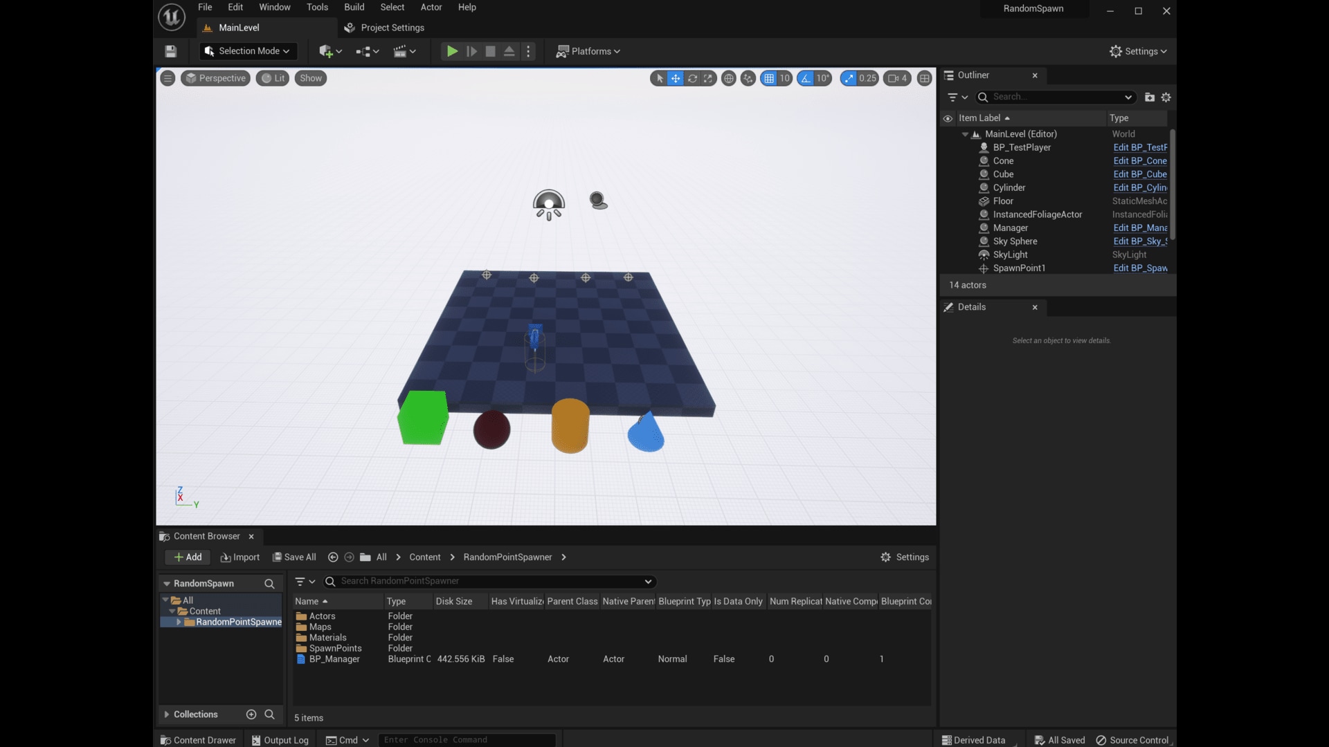 Random Point Spawner in Blueprints - UE Marketplace