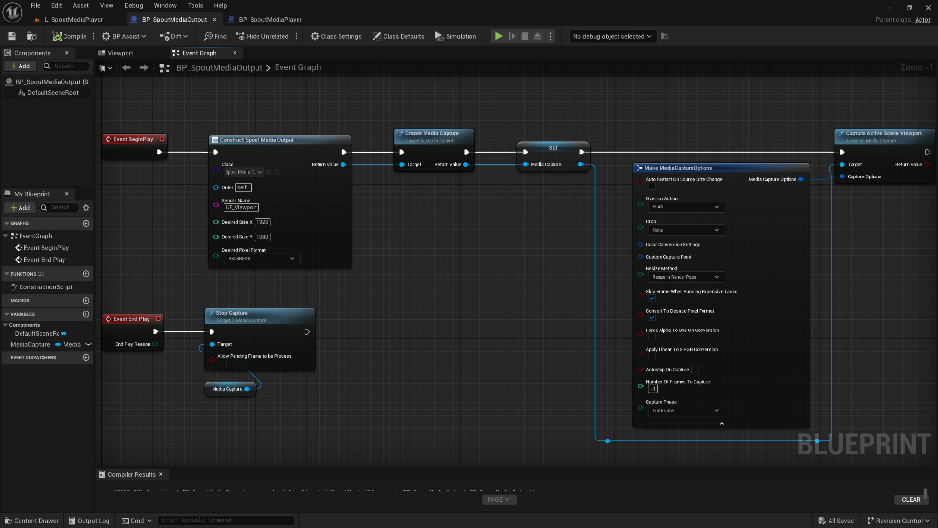 Spout Media in Code Plugins - UE Marketplace