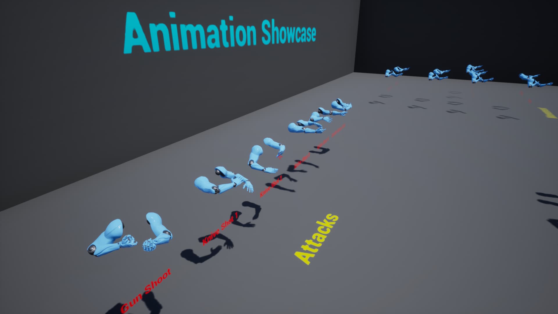 Dash and Ranged Attacks Animation Pack in Animations - UE Marketplace