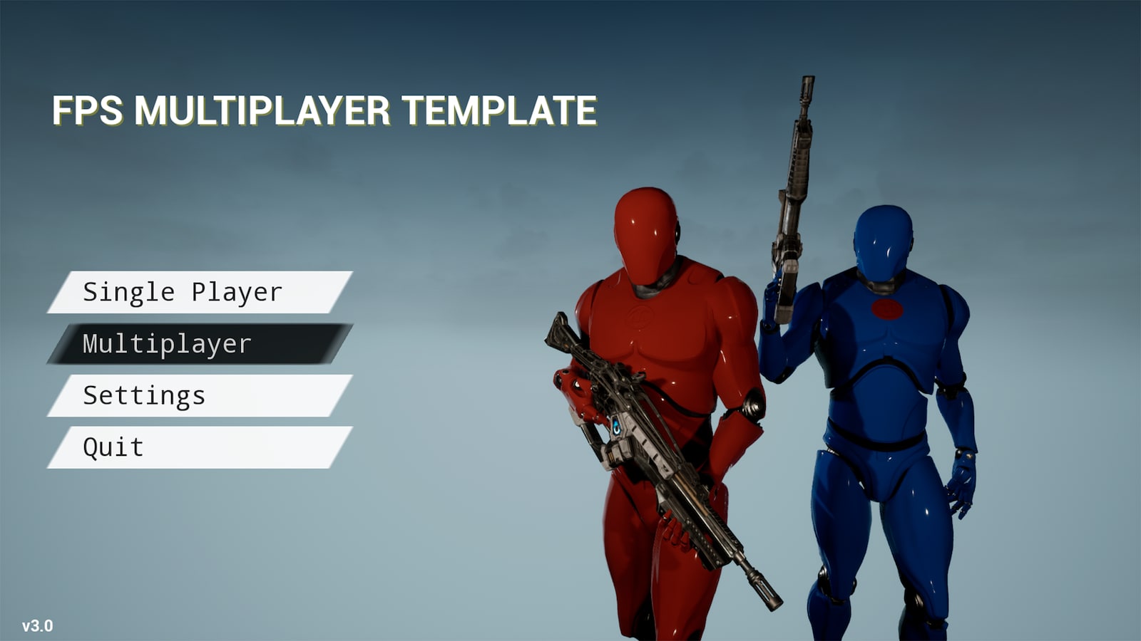 FPS Multiplayer Template 3.0 in Blueprints - UE Marketplace